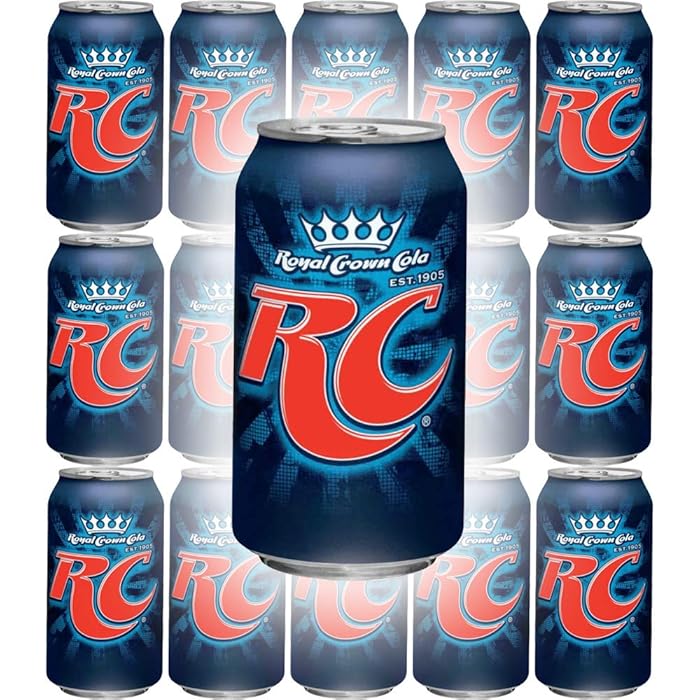 Buy RC Cola, Royal Crown Cola Soda, 12oz Can (Pack of 15, Total of 180 ...