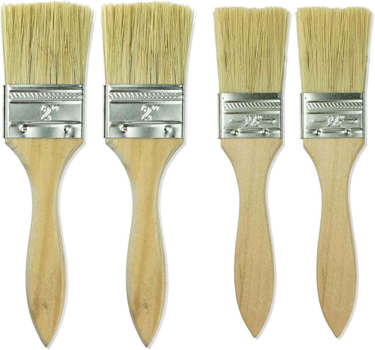 Amazon.com: Exceliy 2 Sets Pastry Brushes with Wooden Handle Natural ...