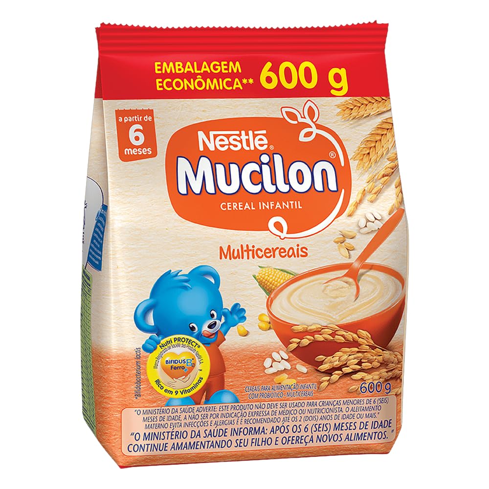 Mucilon Cereal Infantil Multicereais 600G | Amazon.com.br