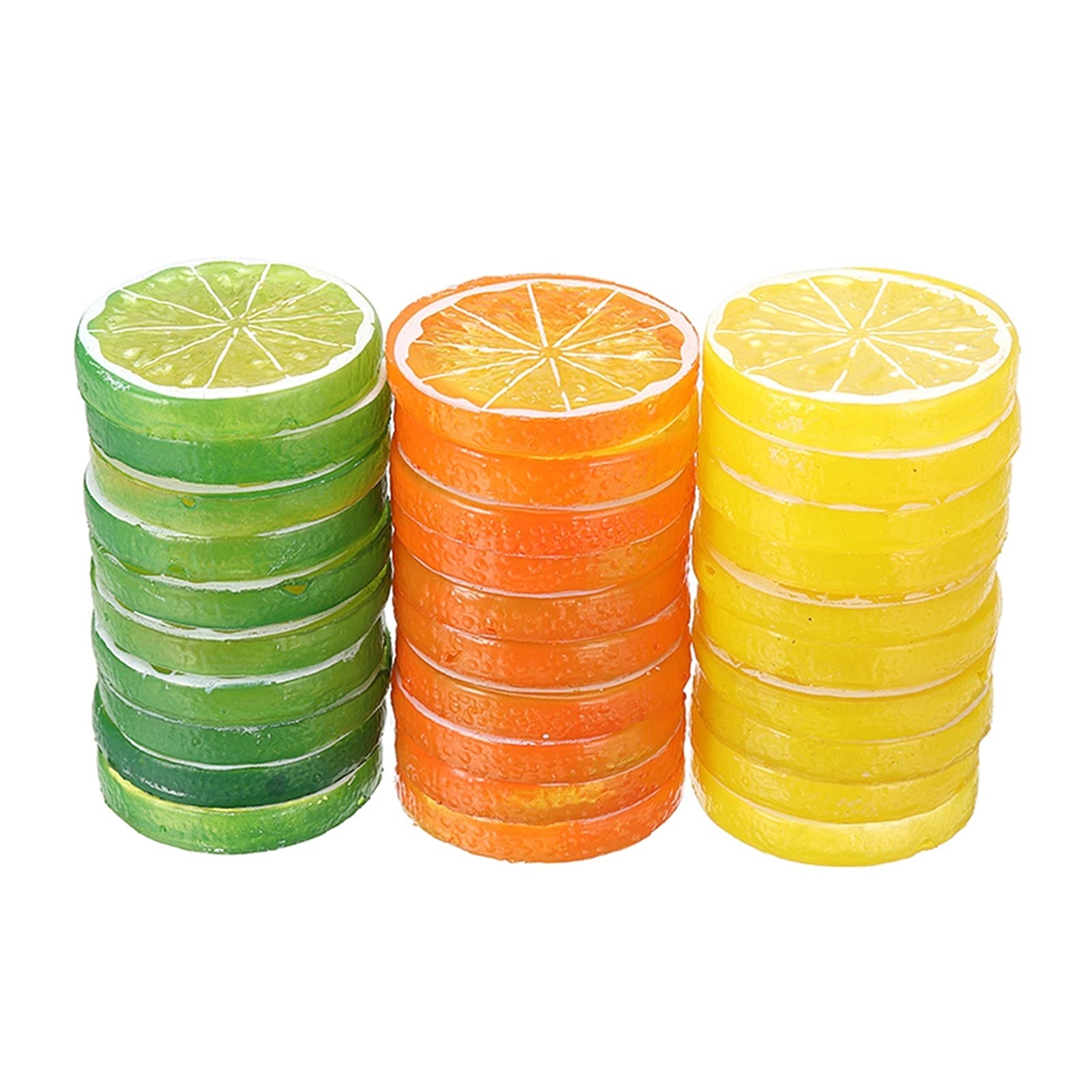 Block Fruits Fake Lemons 22 Pcs Artificial Fruits Set | Fake Oranges ...