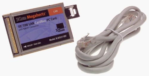Amazon.com: 3Com 3CXFE575BT 10/100 Ethernet LAN CardBus PC Card with ...