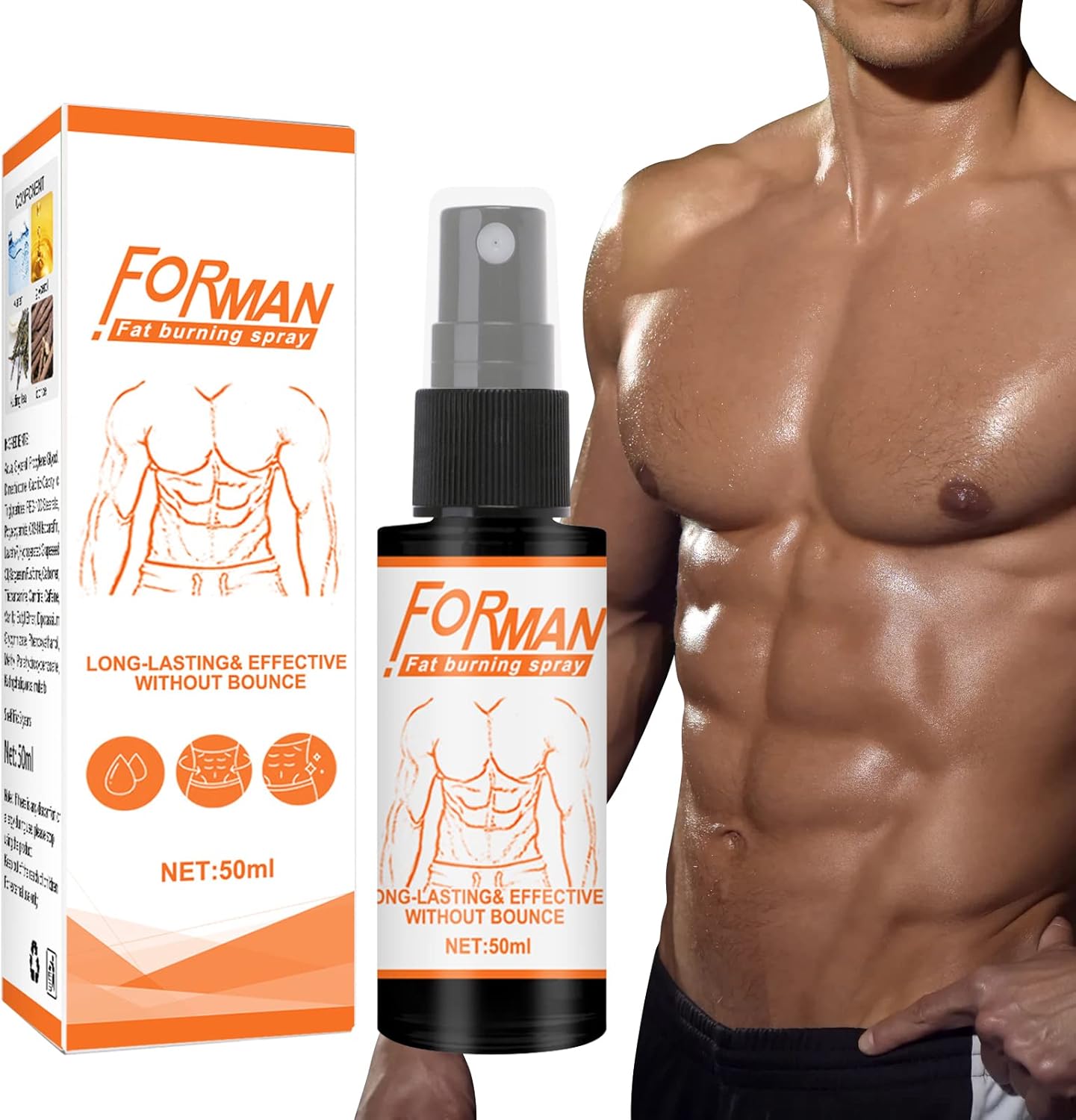 Anti Cellulite Spray,Fat Burning Spray for Men,Slimming Spray Fat Loss ...