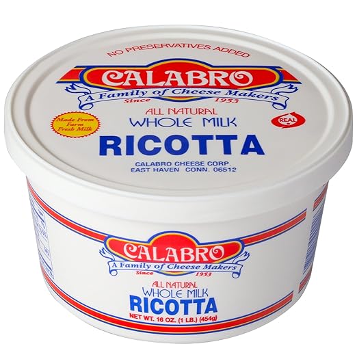 Amazon.com: Calabro Ricotta Whole Milk, 16 oz : Grocery & Gourmet Food