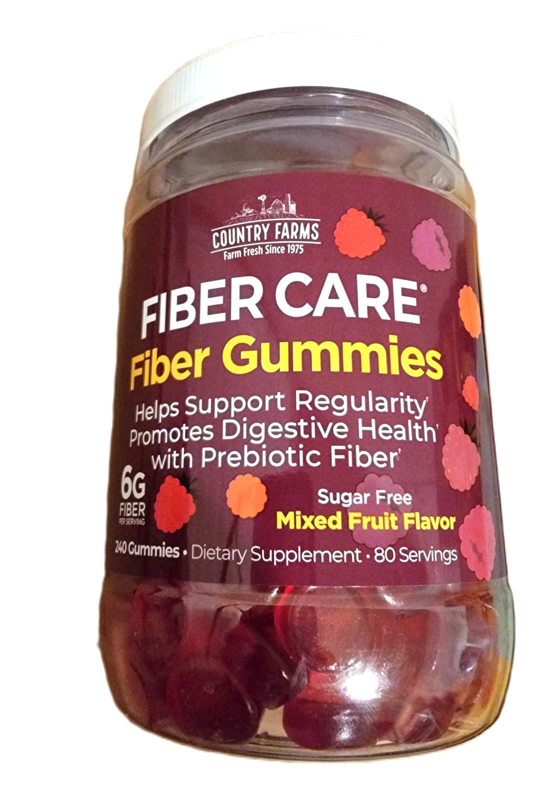 Amazon.com: Country-Farm Fiber Care Fiber Gummies | Help Supports ...