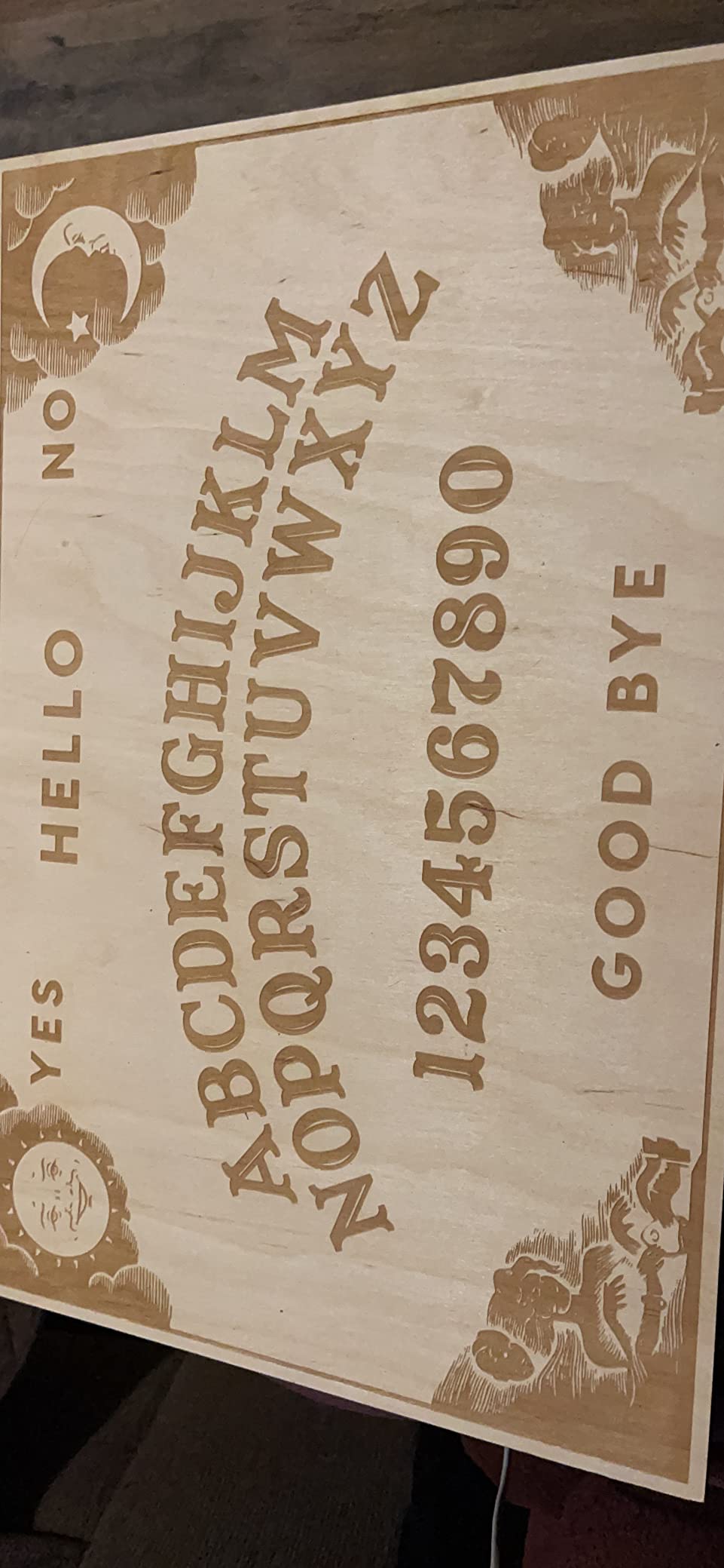 Amazon.com: LARGE Classic Design - Wooden Spirit Board - Talking Board ...