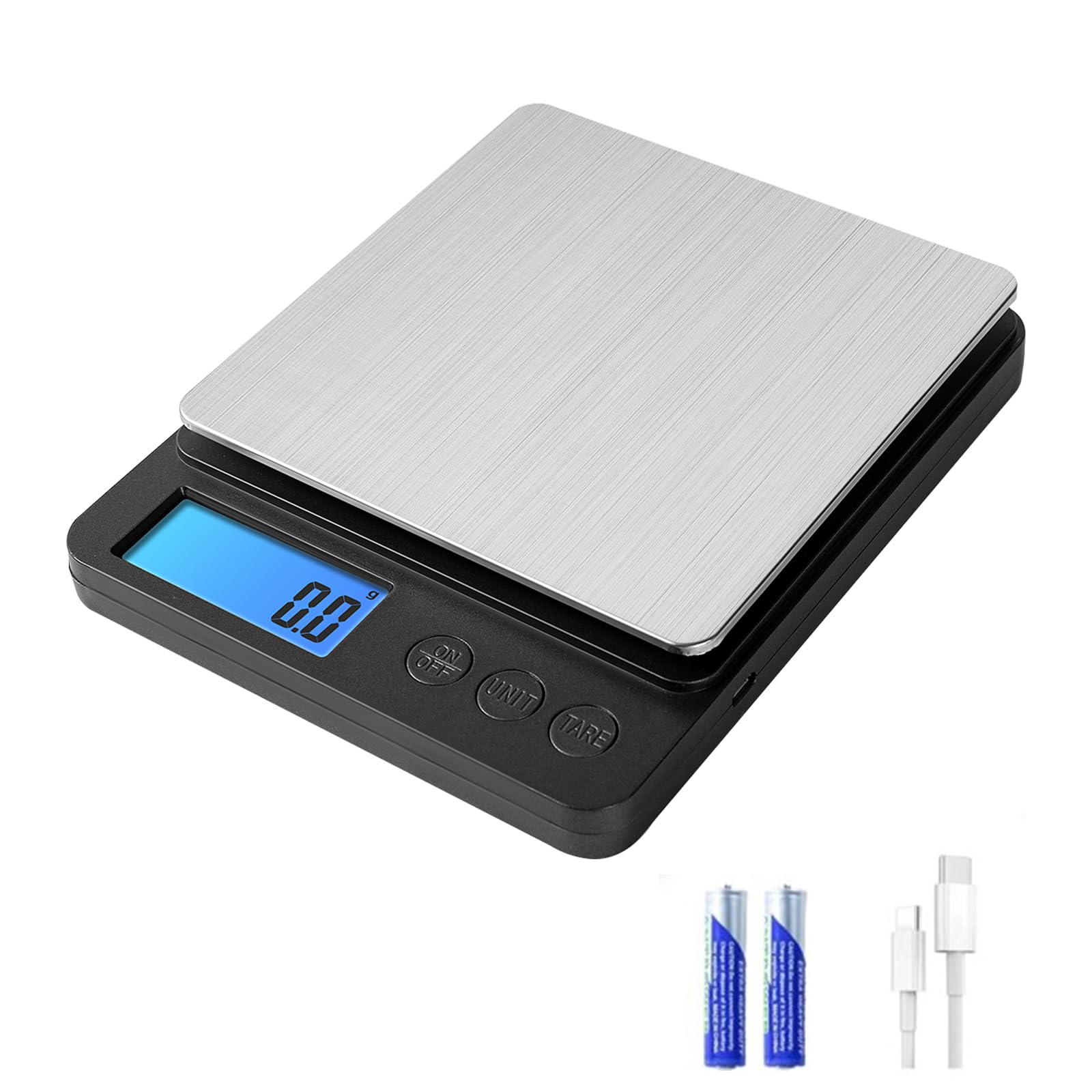 Snapklik.com : YONCON 3000g/0.1g Food Kitchen Scale