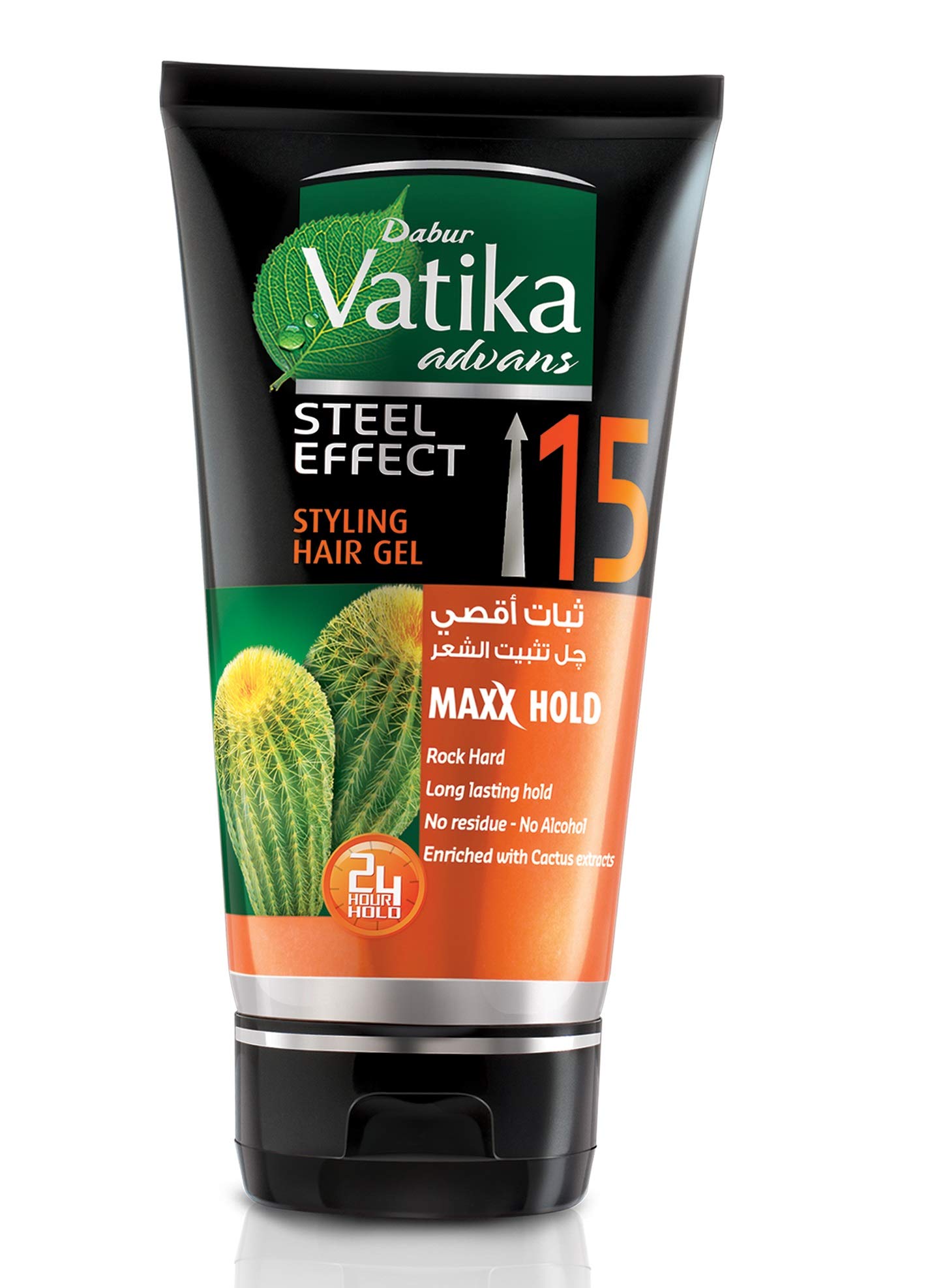 Vatika Naturals Advans Maxx Hold Styling Hair Gel With Steel Effect 150 ...