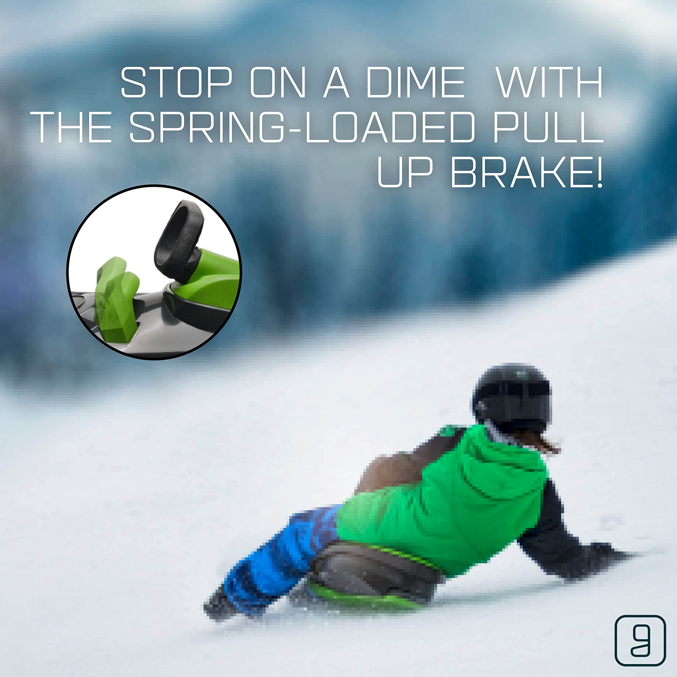 Snapklik.com : Gizmo Riders Stratos Snow Bobsled For Kids- 2 Person ...