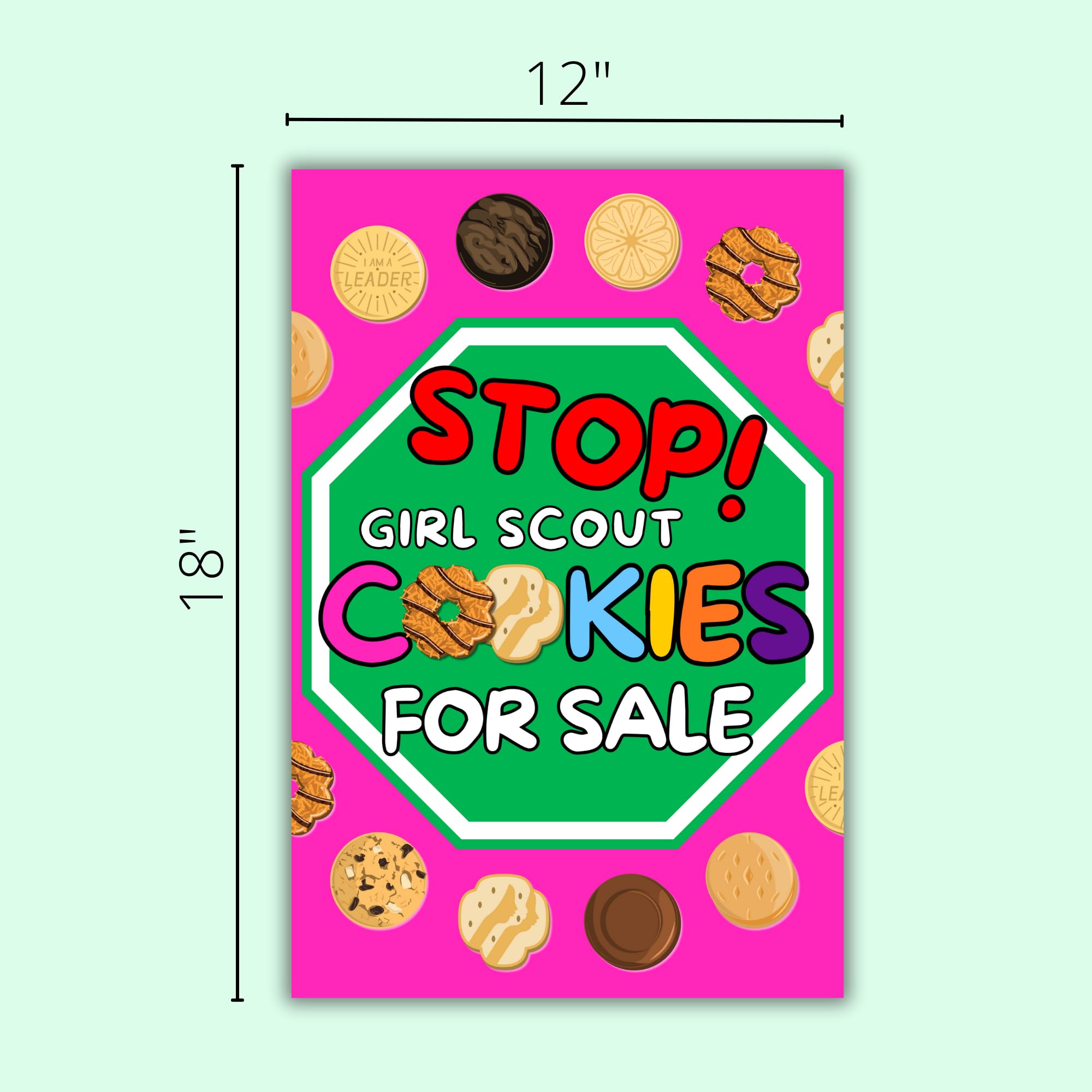 Printable Girl Scout Cookie Signs