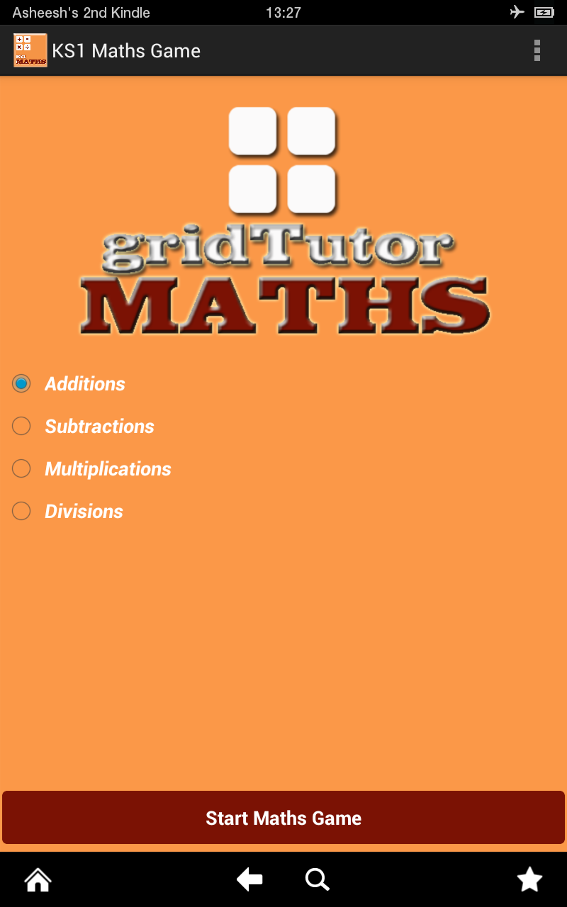 Key Stage 1(KS1) Maths Game - App on the Amazon Appstore