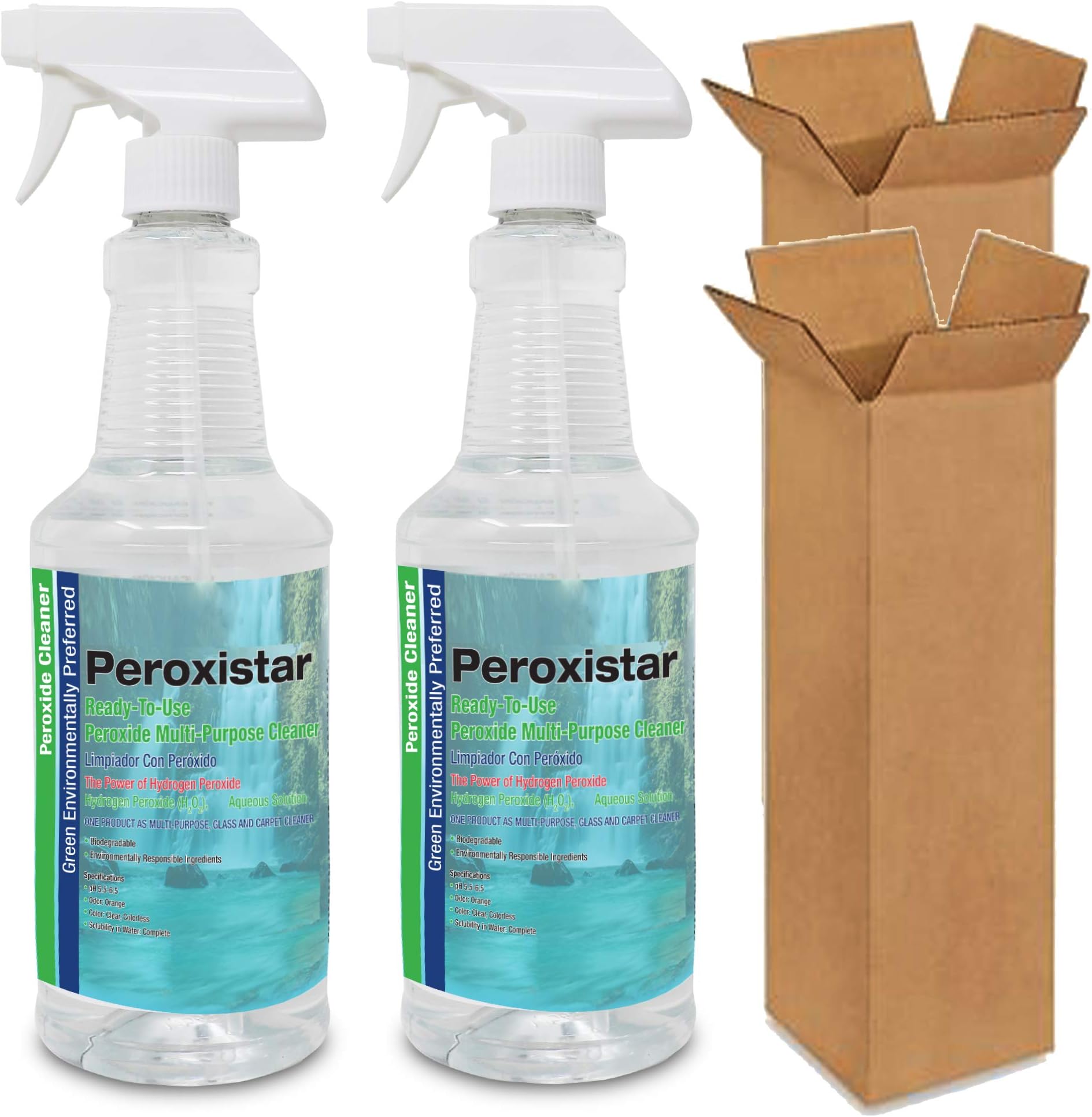Amazon.com: WATER CLEANER 7% PEROXIDE 5 GALLON CASE WITH 2 (2-1/2 ...