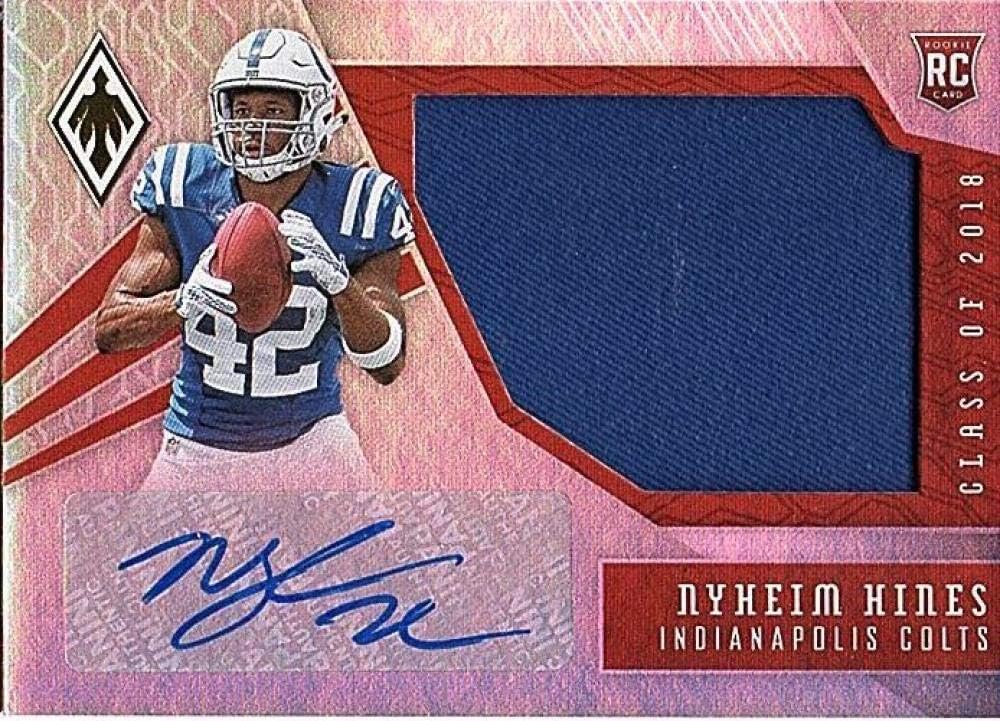 Amazon.com: 2018 Panini Phoenix RPS Rookie Jumbo Auto Swatch #27 Nyheim ...