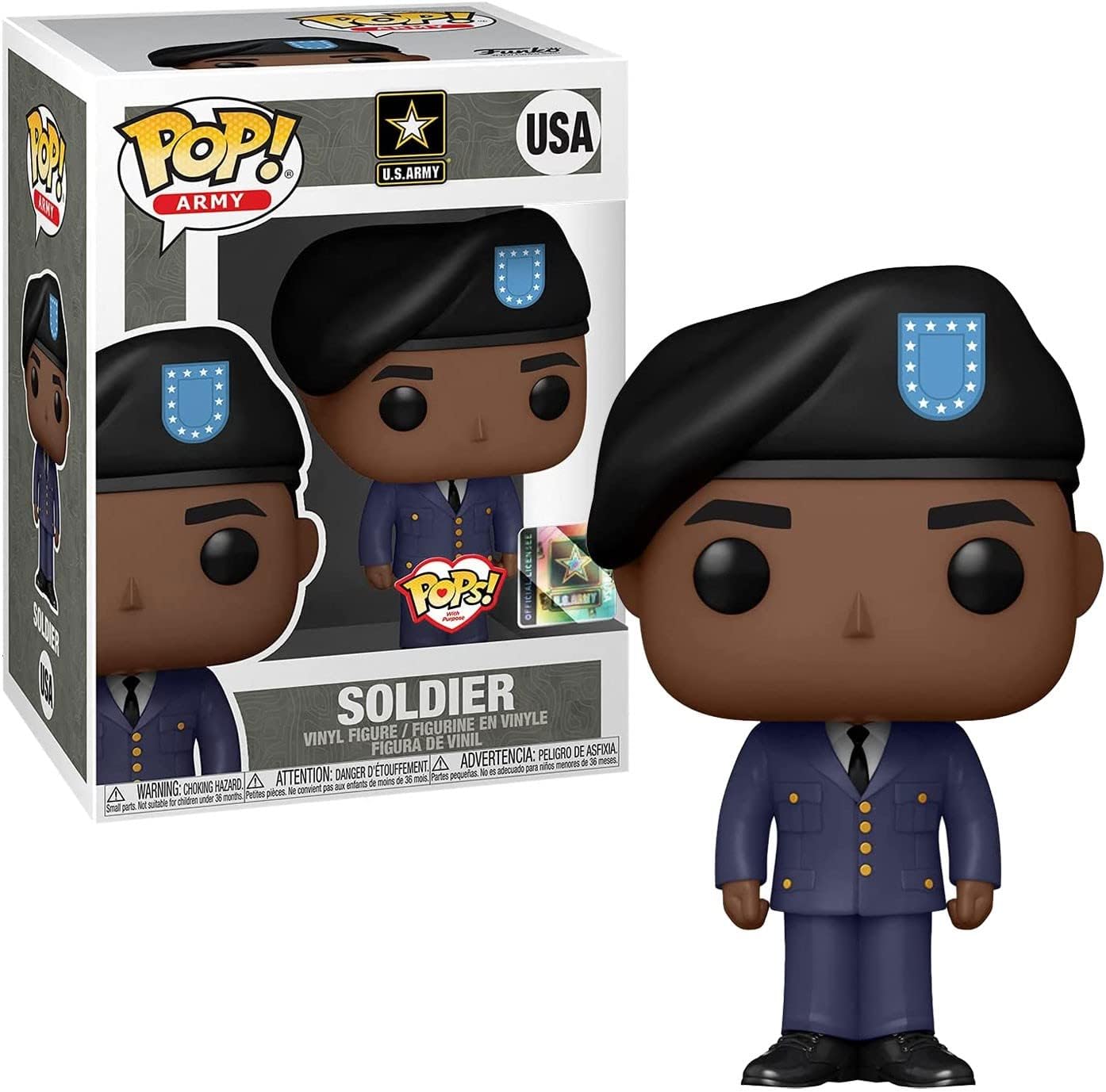 Amazon.com: Funko Pop! Pops with Purpose: Military U.S. Army - Male ...