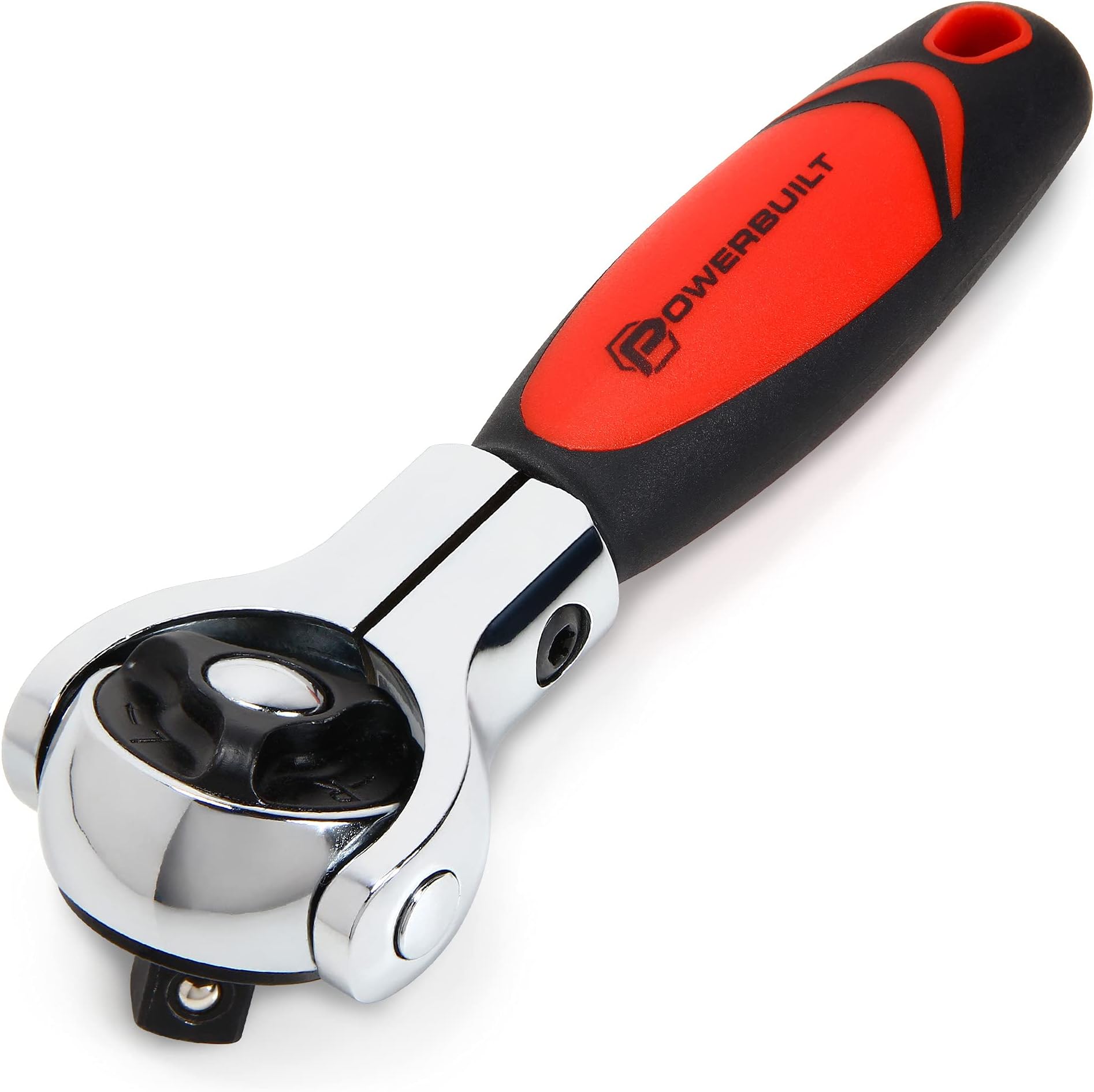 Powerbuilt Swivel Head Ratchet, 3/8 Inch Drive Hand Tools, Rotating, 72 ...
