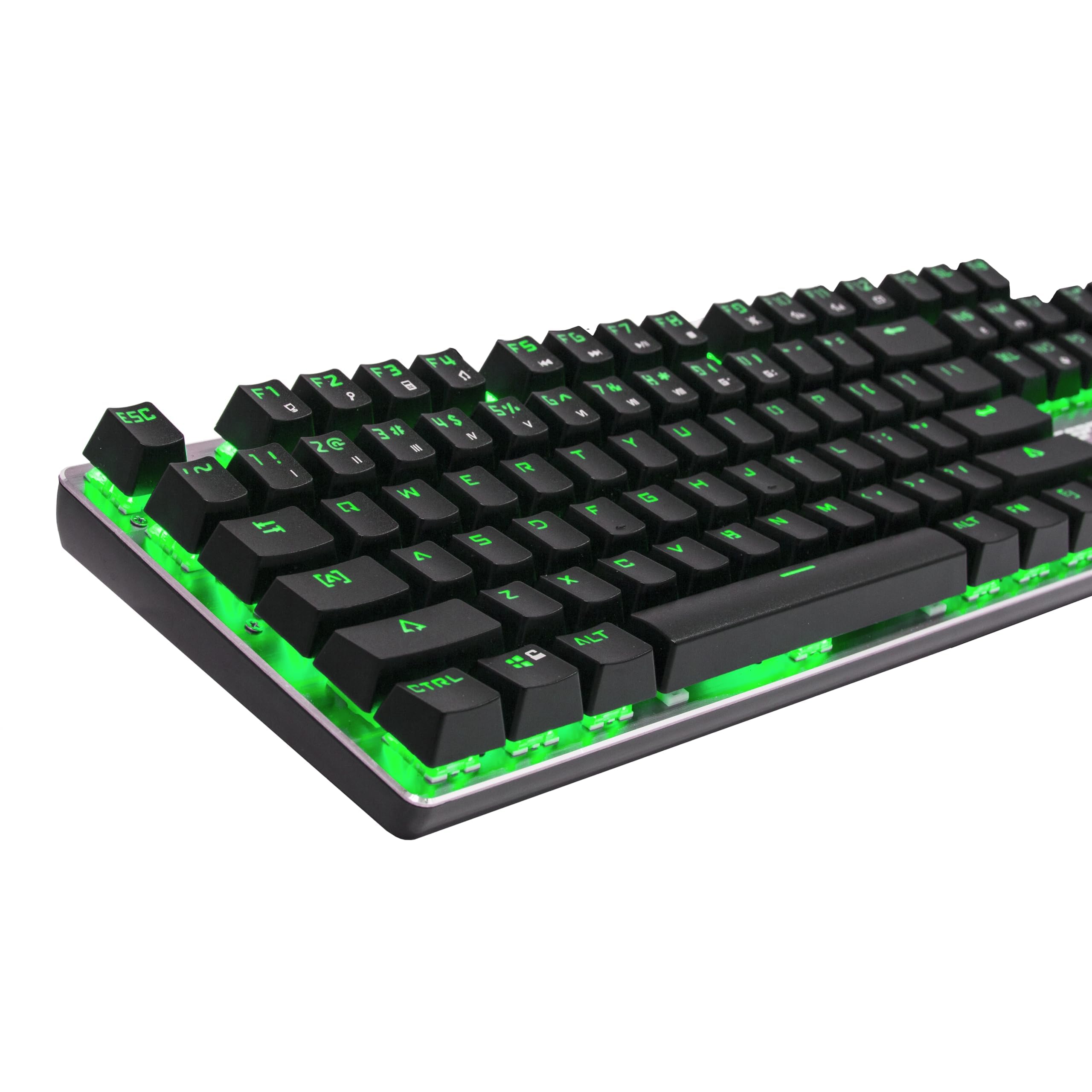 Amazon.com: Kado Full Size Mechanical Keyboard, Wired USB 104 Keys ...