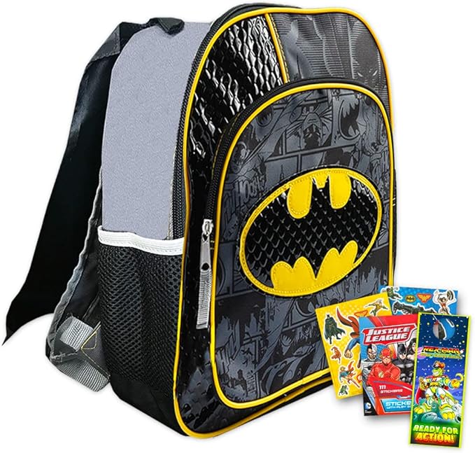 Amazon.com | DC Comics Justice League Mini Batman Backpack for Boys ...