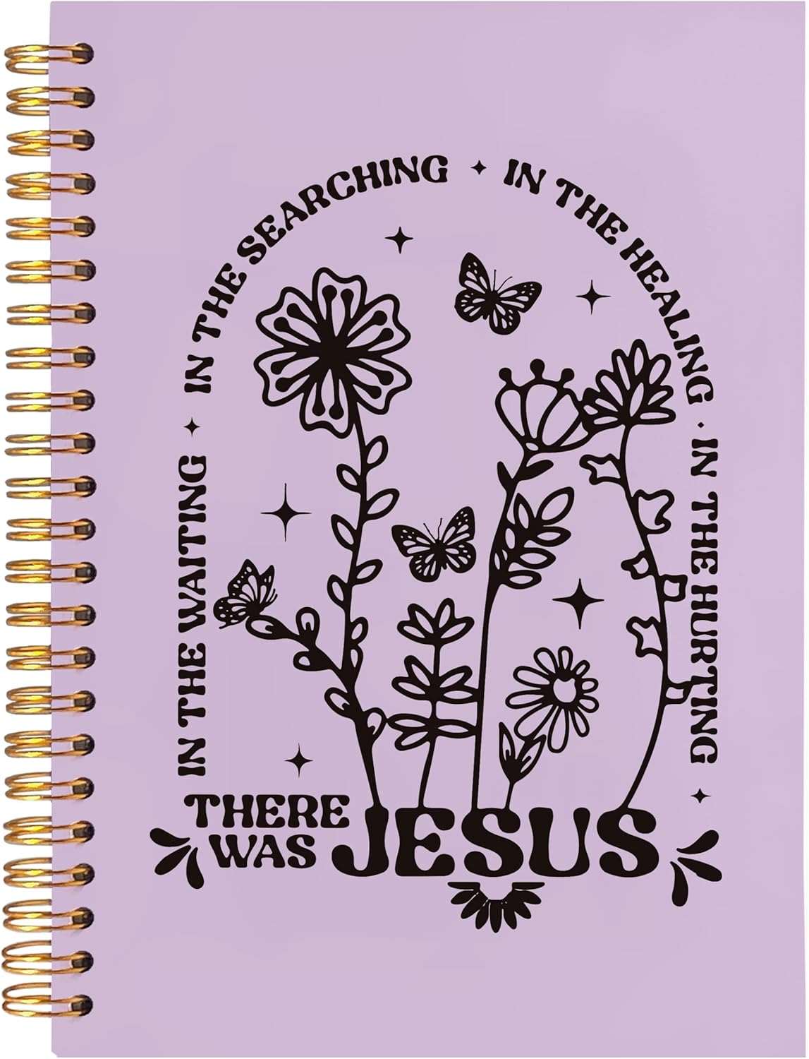 Amazon.com : BearCake Boho Floral Christian Notebook Journal, Christian ...