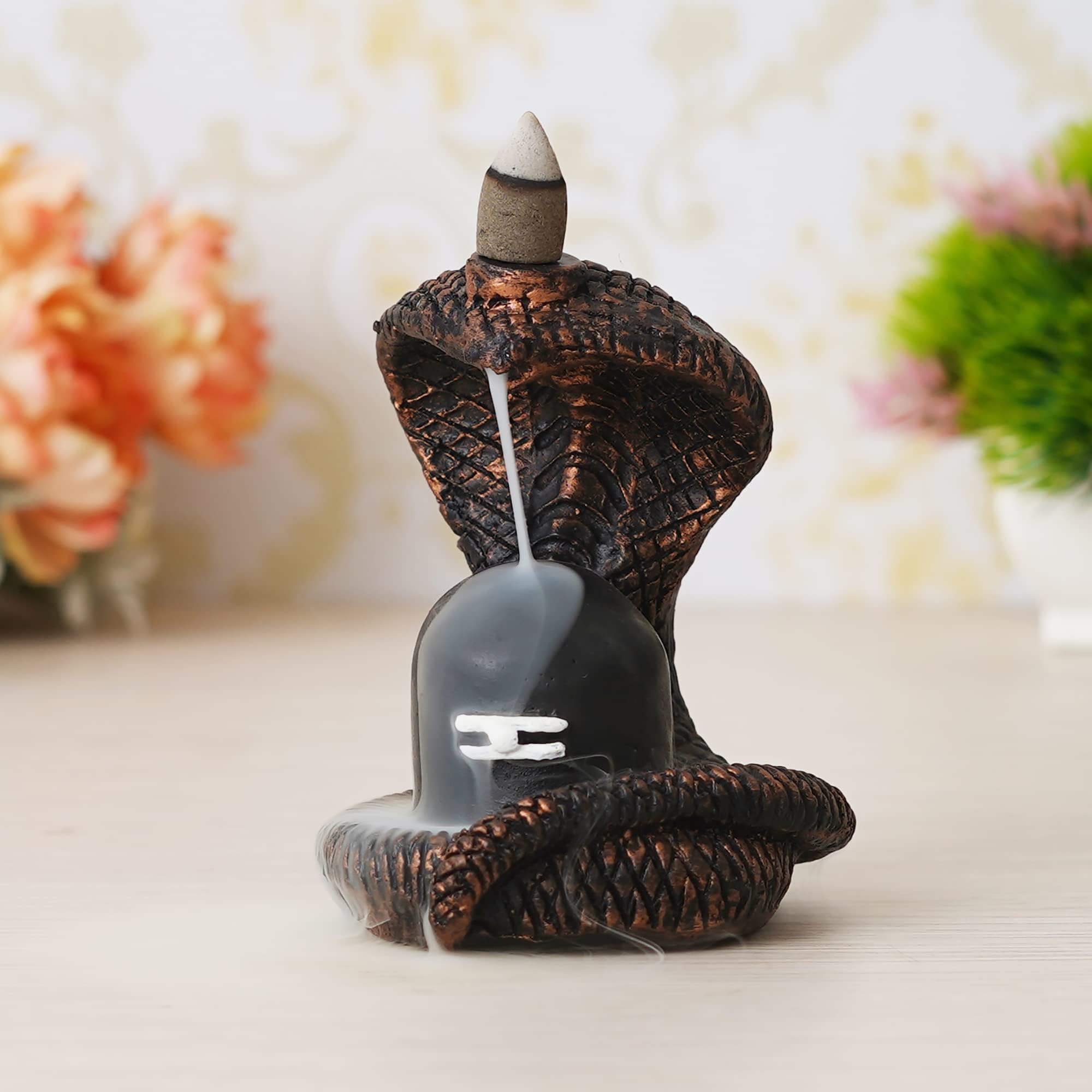Siyaram Gallery® Shiva Smoke Fountain Shivling Smoke Fountain| Shiva ...