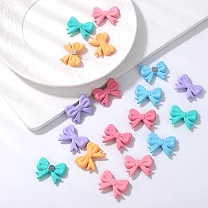 Amazon.com: 18pcs Bow Fridge Magnets, Cute Girly Acrylic Coquette ...