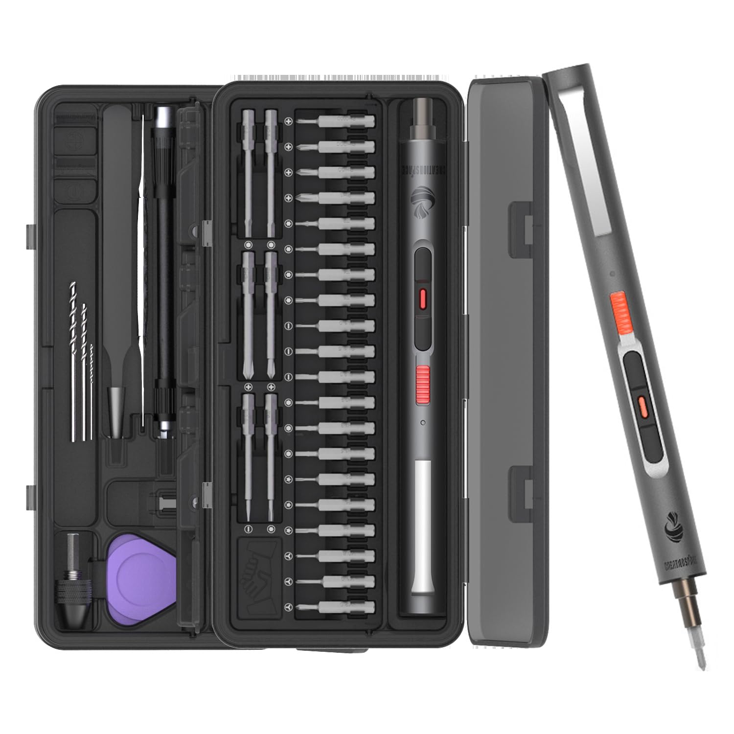 Amazon.com: Electric Screwdriver, Multifunctional Screwdriver Kit, with ...