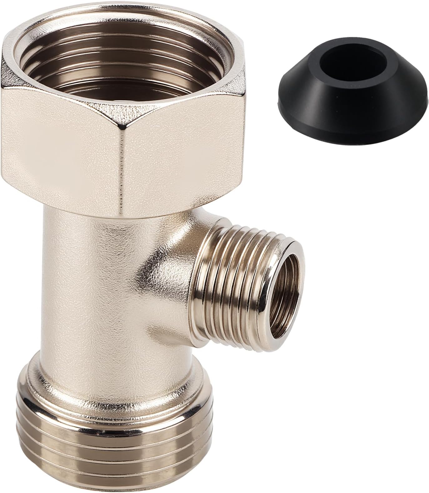 Bidet T Adapter, 7/8"x7/8"x3/8" 3 Way Adapter or Tee Connector with ...