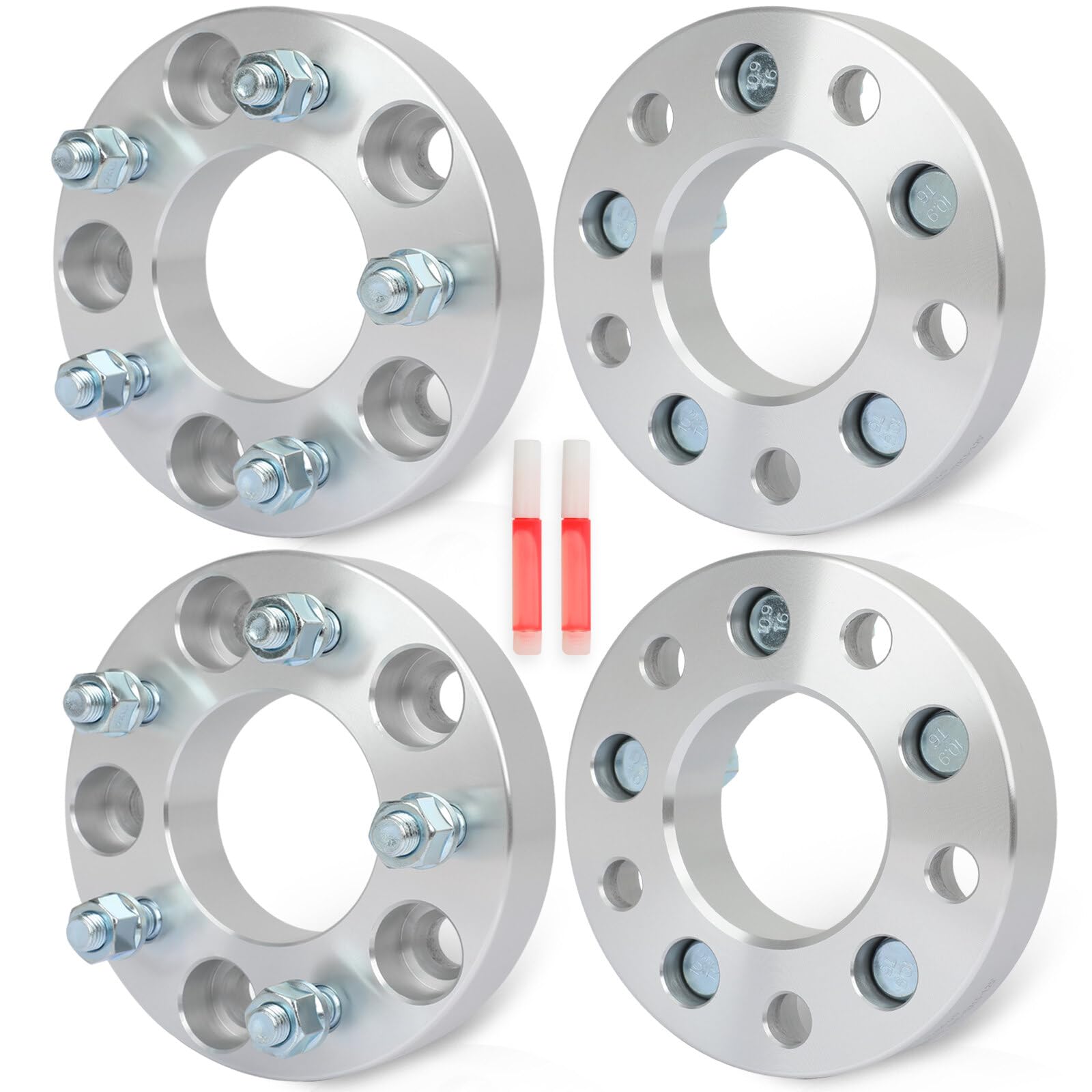 Amazon.com: ECCPP 4 PCS 5x5 to 5x4.75 Wheel Adapters Lug Centric 1.25 ...