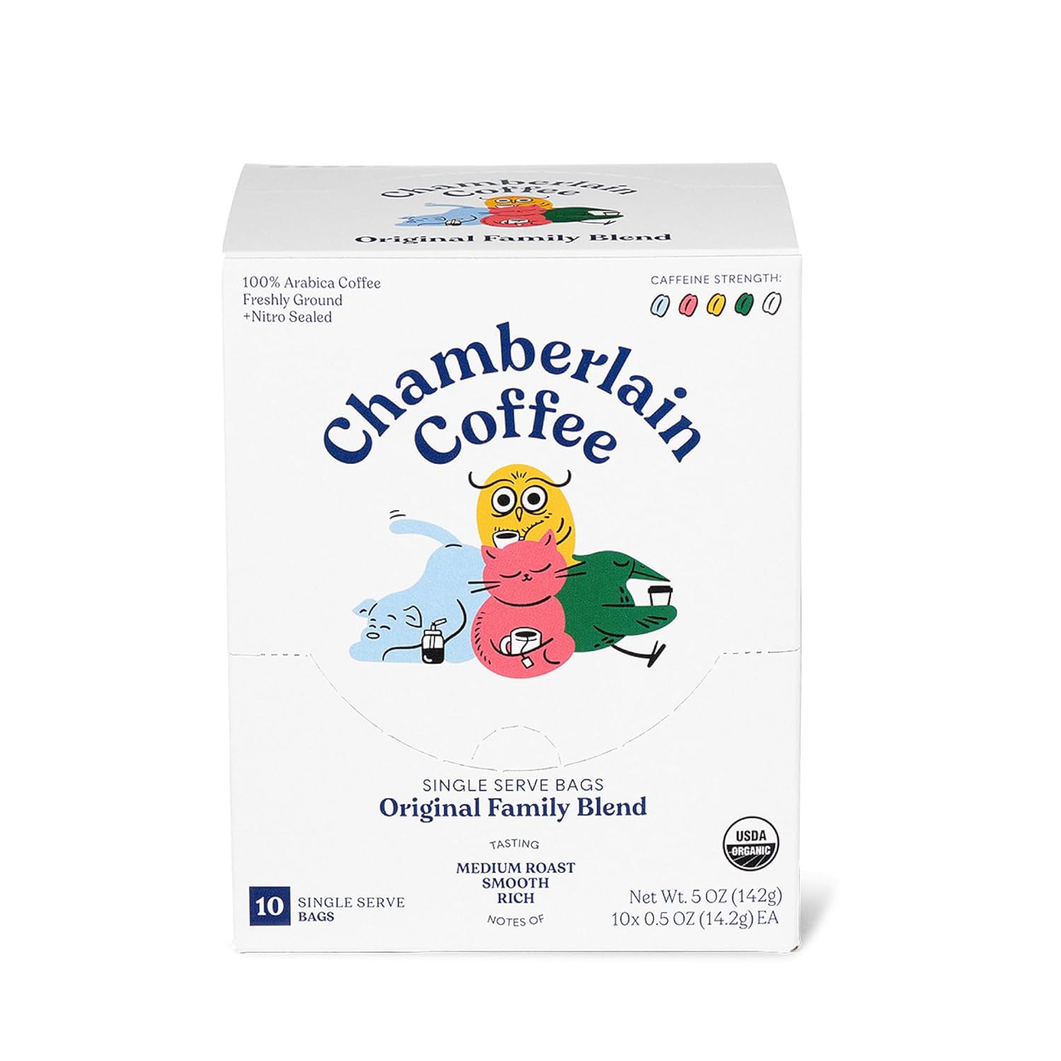 Amazon.com: Chamberlain Coffee The Original Family Blend Cold Brew ...