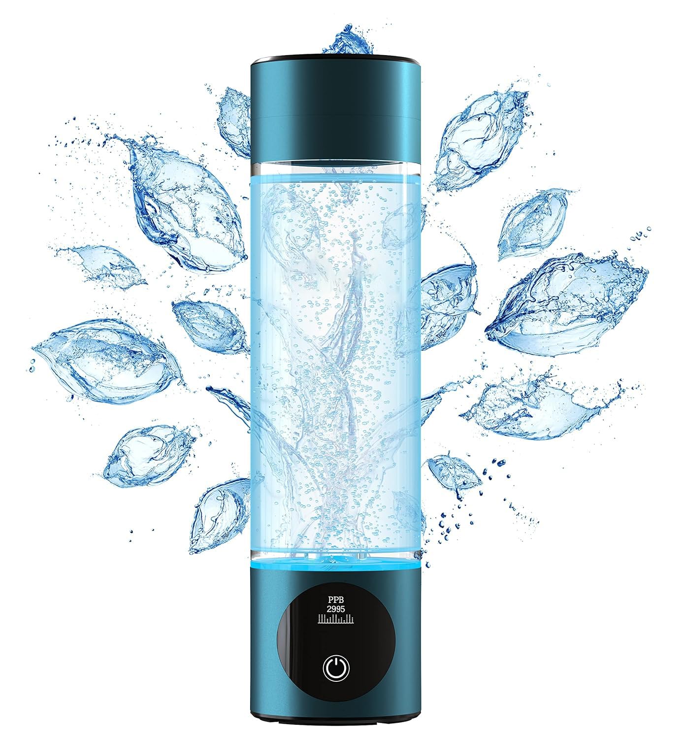Hydrogen Water Bottle, Portable Hydrogen Water Alkaline Glass Bottle ...