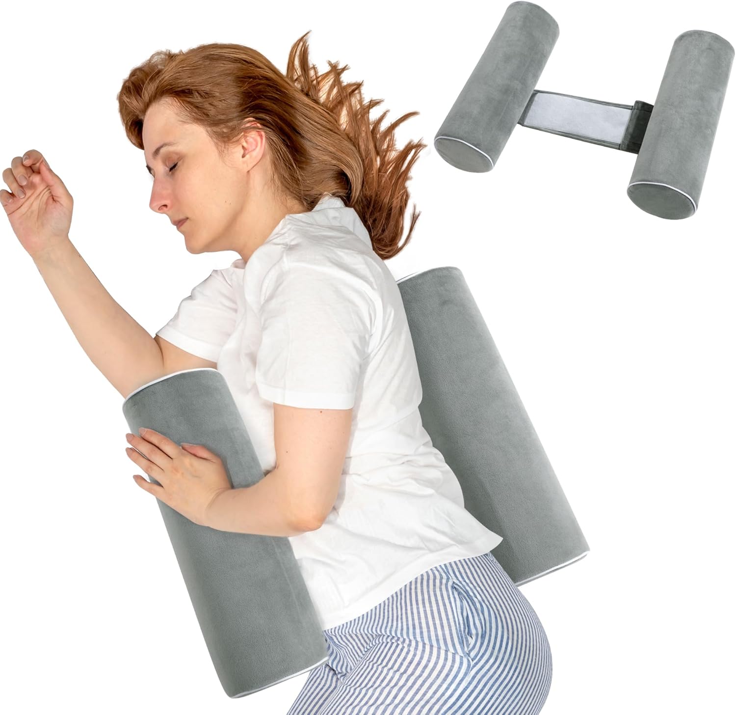 BALAPET Body Positional Pillow for Side Sleeper, Memory Foam Supportive ...