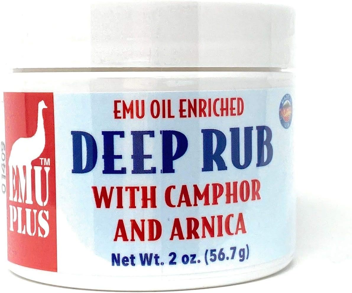 Amazon.com: Montana Emu Ranch - EMUPlus Deep Rub with Camphor and ...
