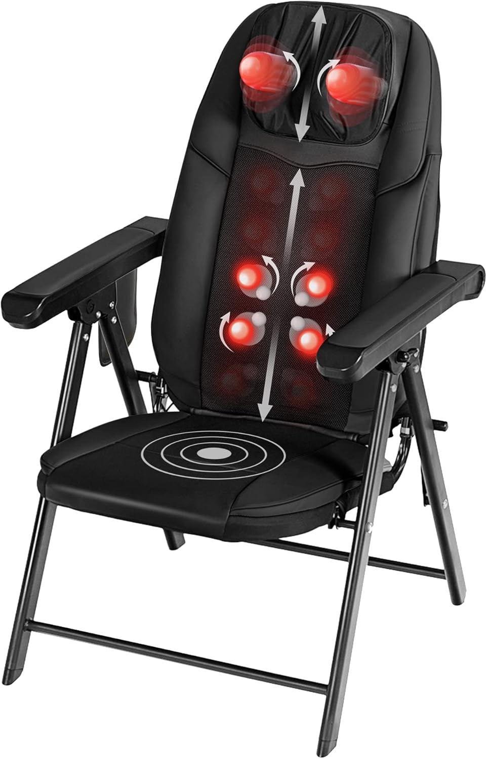Amazon.com: COMFIER Folding Massage Chair Portable -Shiatsu Neck and ...