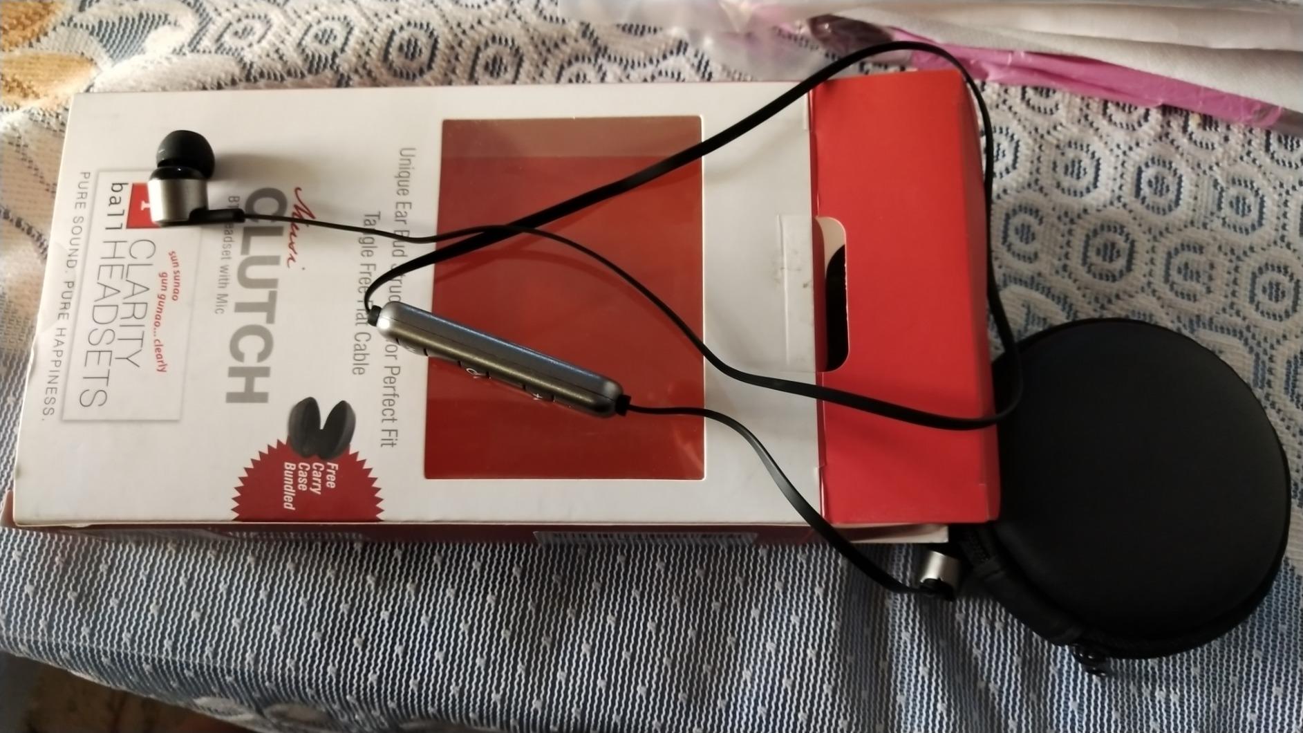 iBall Music Clutch Bluetooth Headset with Mic (Black) : Amazon.in ...