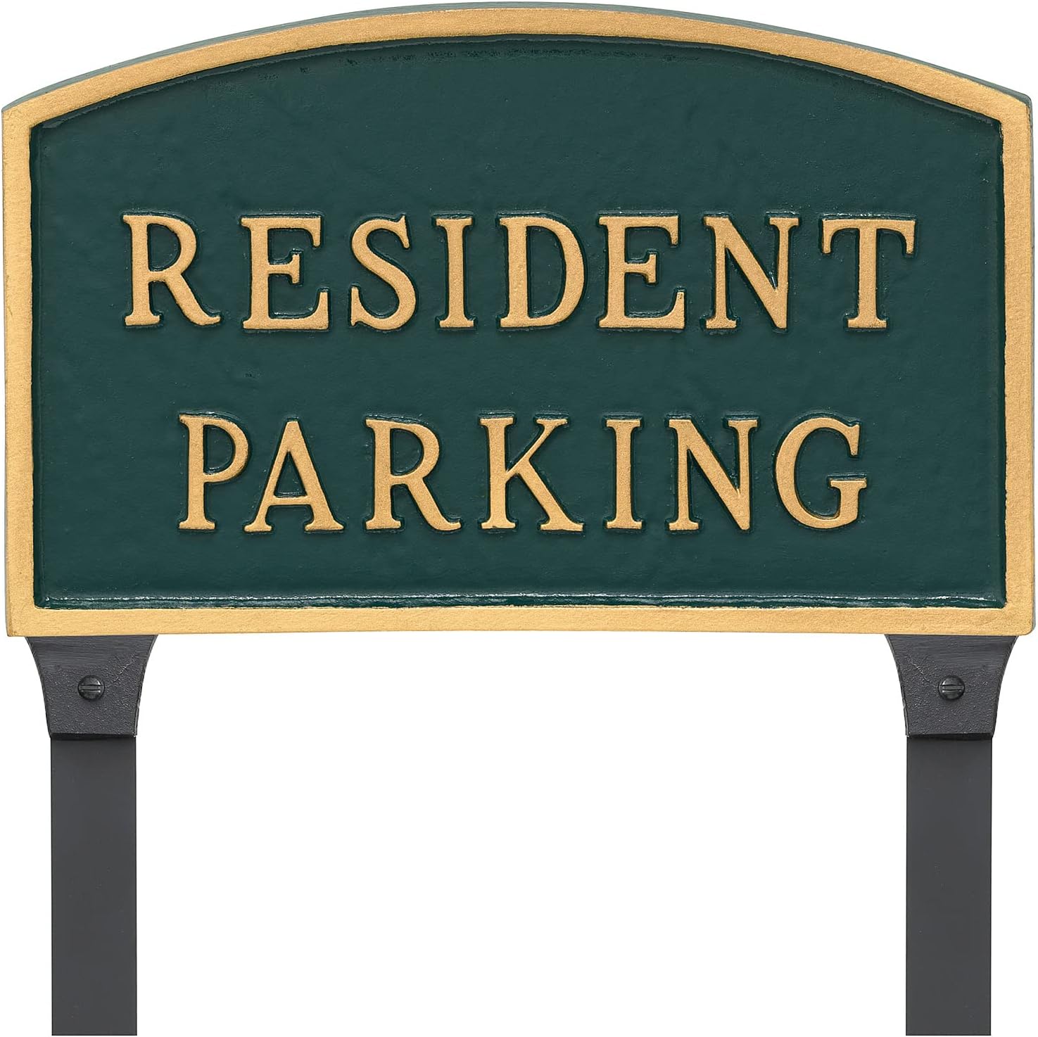 Amazon.com : 10" x 15" Standard Arch Resident Parking Statement Plaque ...