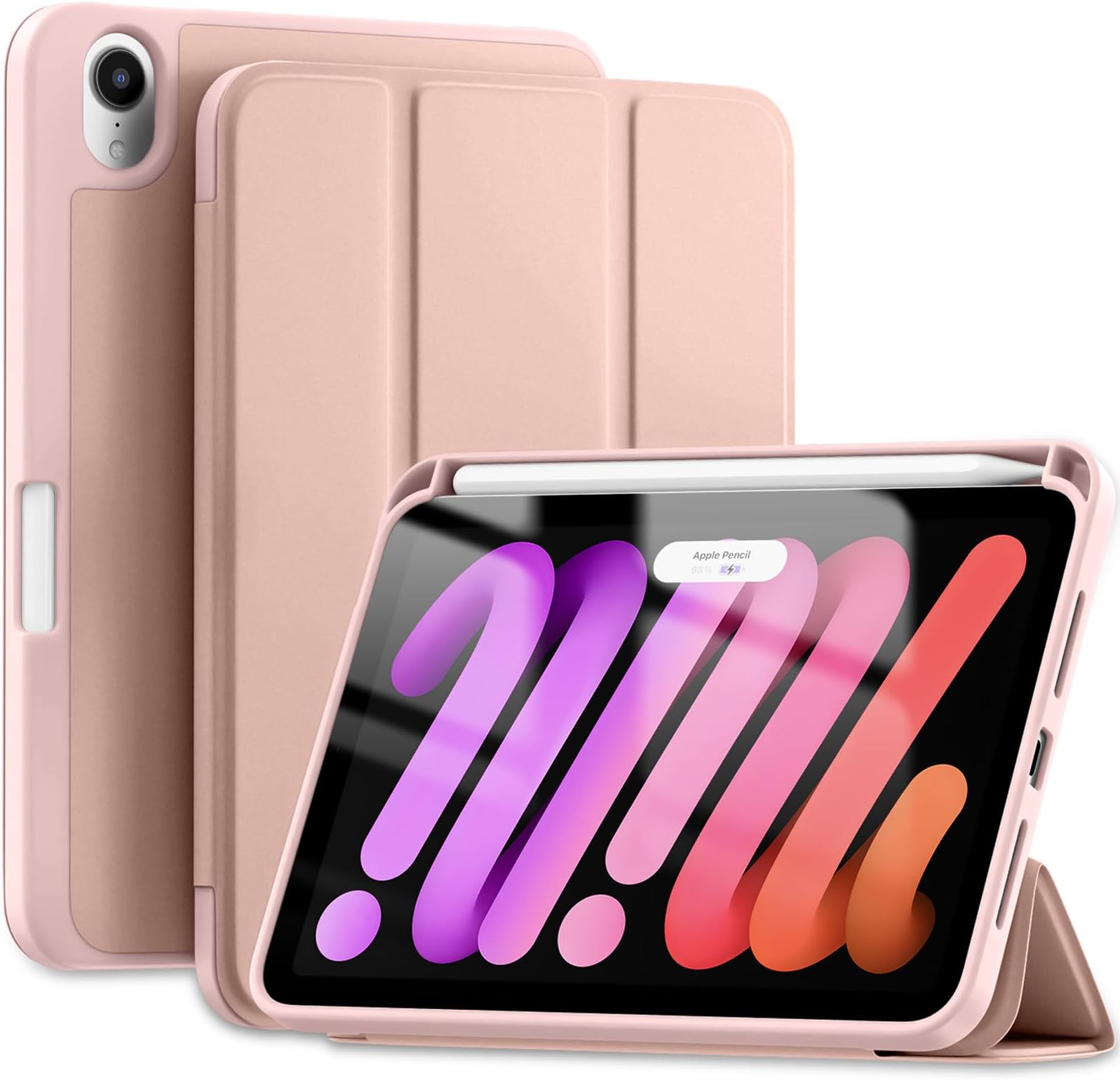 Amazon.com: Wenlaty for iPad Mini 7/6 Case 2024/2021 (A17 Pro), for ...