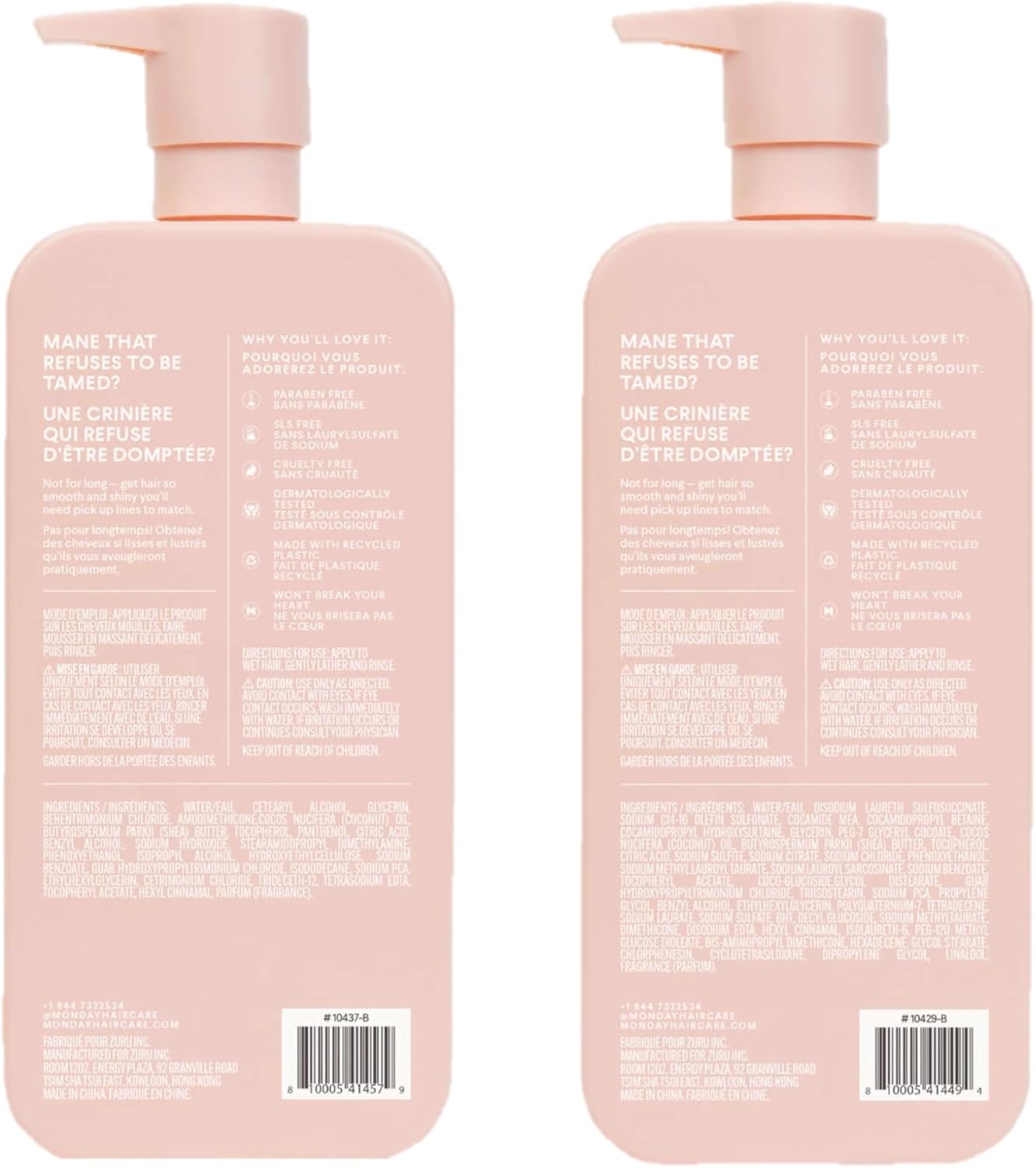 MONDAY Moisturizing Shampoo and Conditioner Set