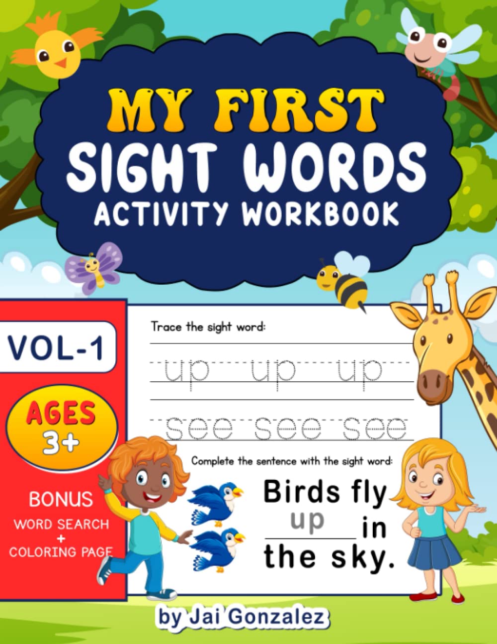 My First Sight Words Activity Book Vol 1: For Kids 3 and up: Activity ...
