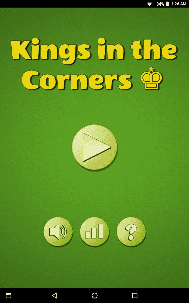 Kings in the Corners Solitaire - App on Amazon Appstore