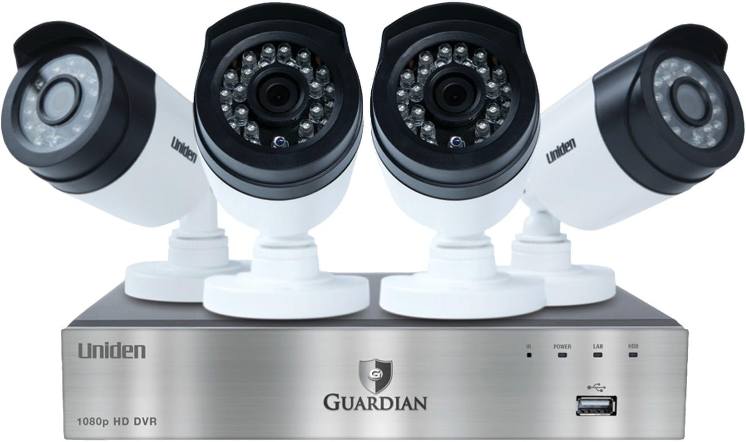 Amazon.com : Uniden Guardian G6840D1 8-Channel Wired Video Surveillance ...