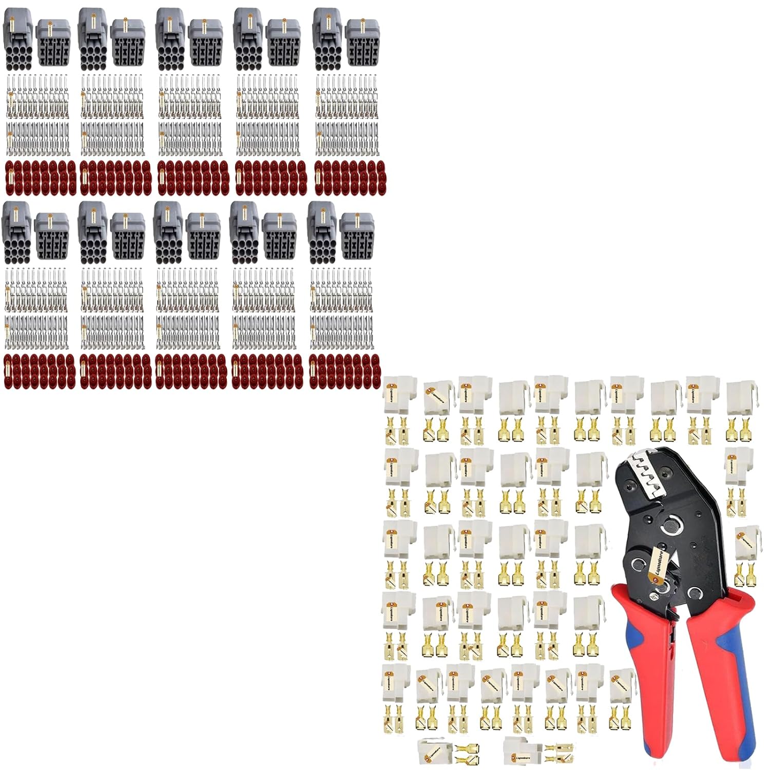 Amazon.com: 20Sets 6.3mm 2Pin Electrical Automotive Wire Connector ...