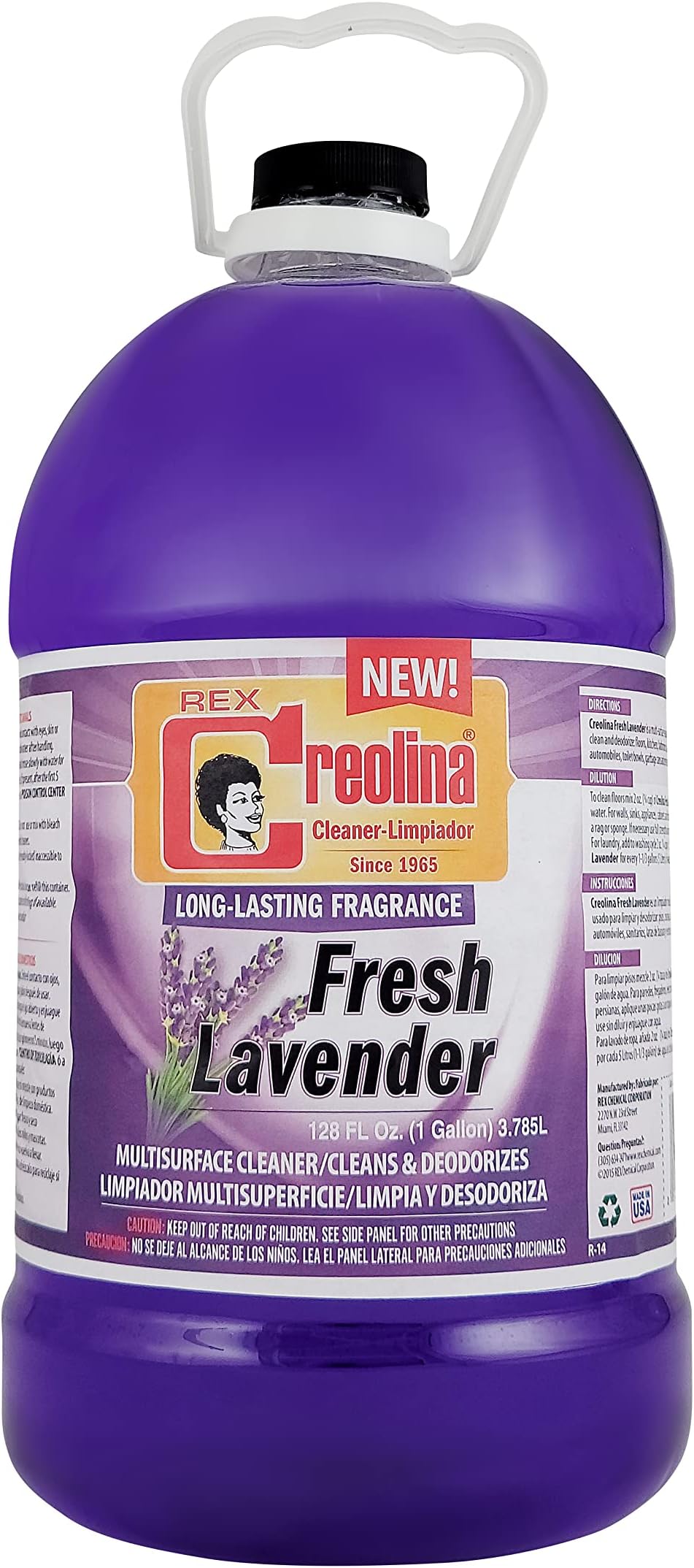 Amazon.com: Creolina Fresh Lavender - Multi-Surface Cleaner 128 oz ...
