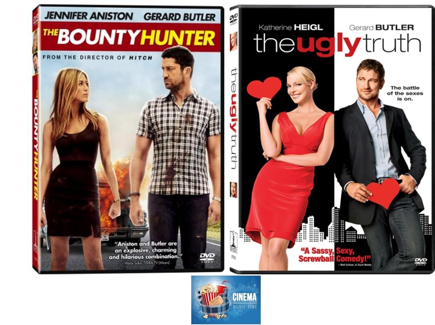 Amazon.com: Gerard Butler Comedy Double Feature The Bounty Hunter & The ...