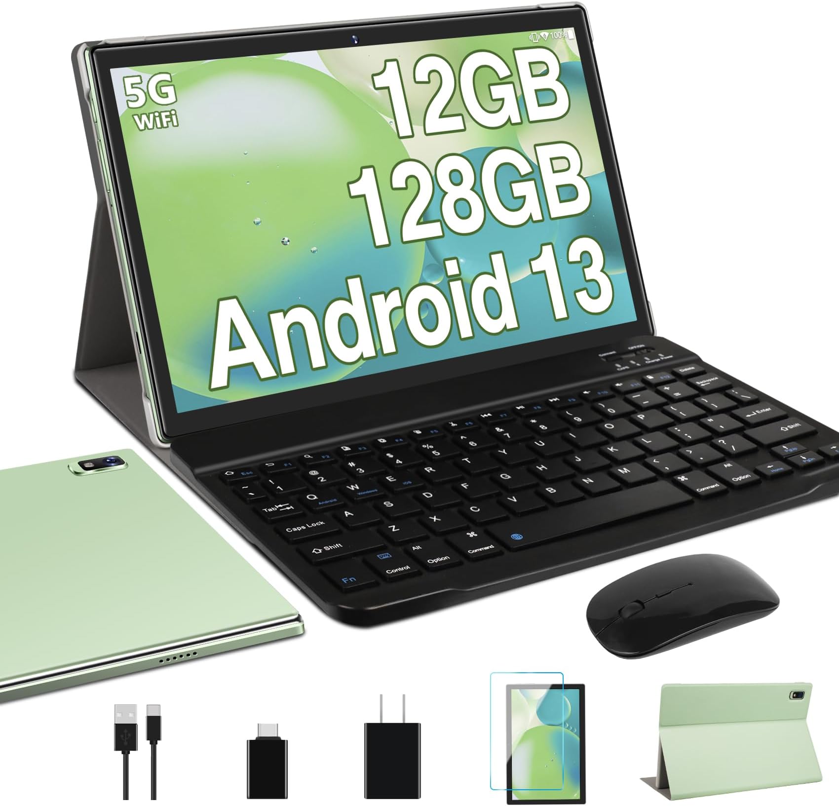 Amazon.com : Tablet 2 in 1 Tablet with Keyboard Including Case Mouse ...
