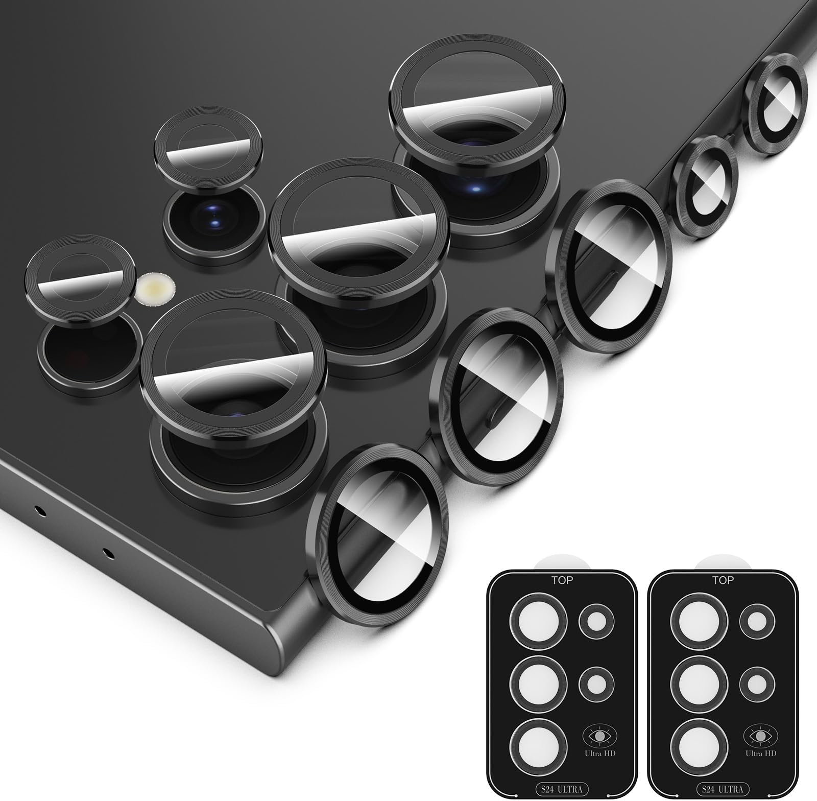 Amazon.com: Simpeak 2Pack Camera Lens Protector Compatible with Samsung ...