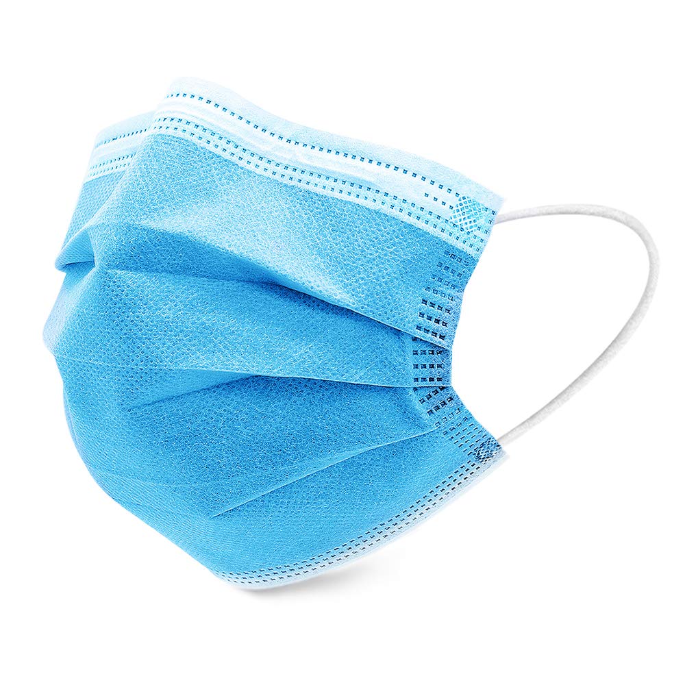 Amazon.com: Sable Disposable Face Mask 50Pcs 3 Ply Protective Mask with ...