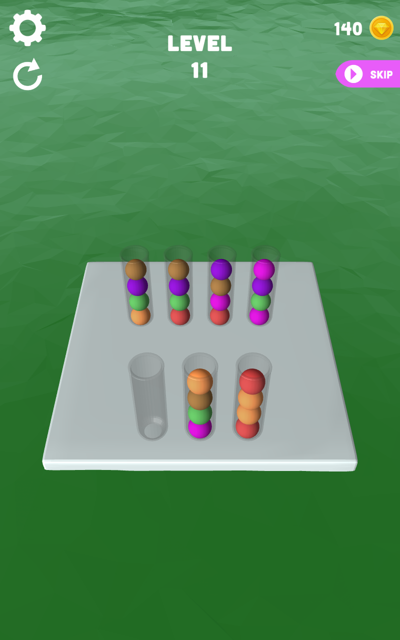 Sort Balls Puzzle - Bubble Sortpuz Color Sort Puzzle Game 3D Sorting ...