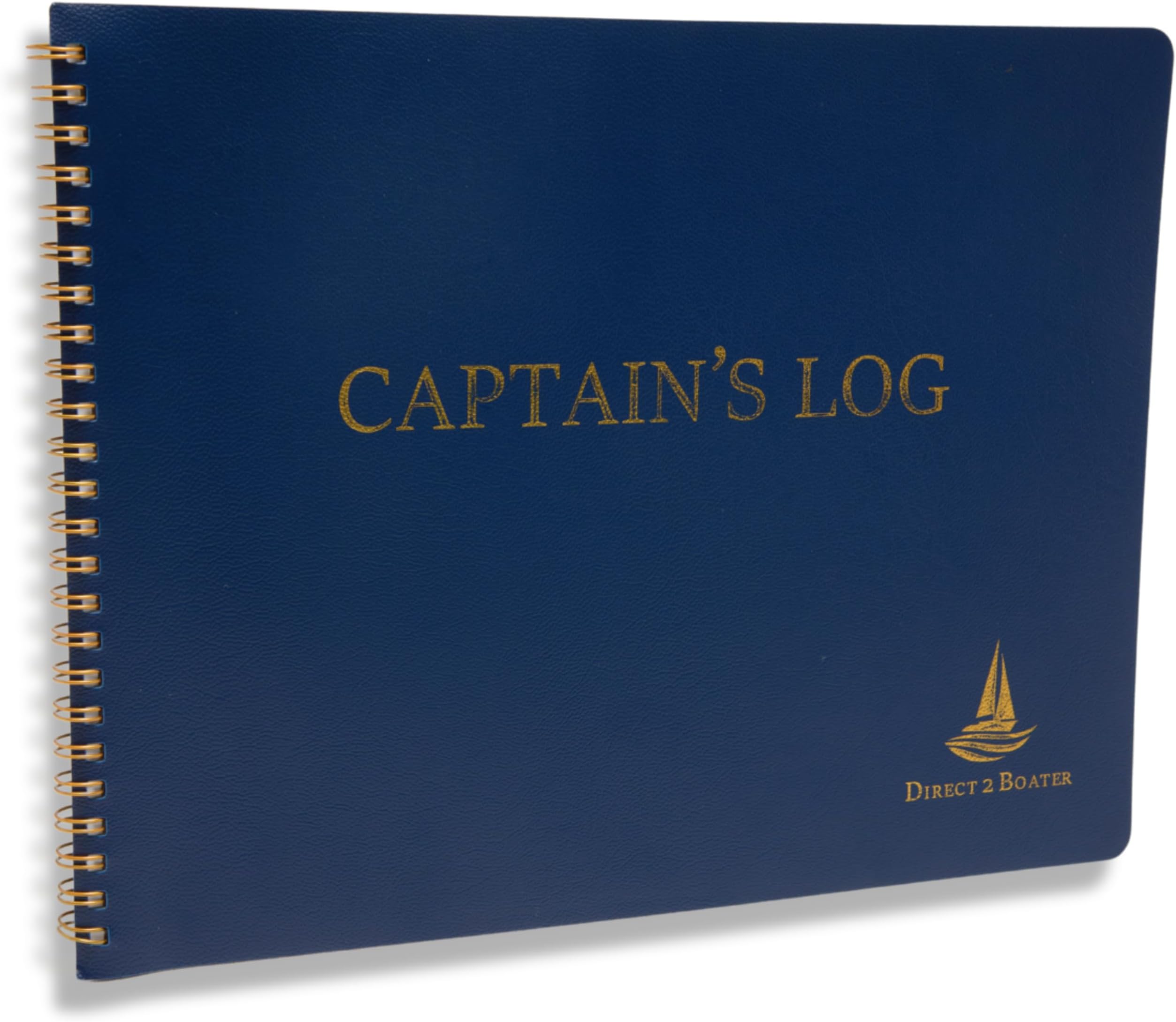 Amazon.com : Direct 2 Boater Captain's Log Book - Elegant Bound ...