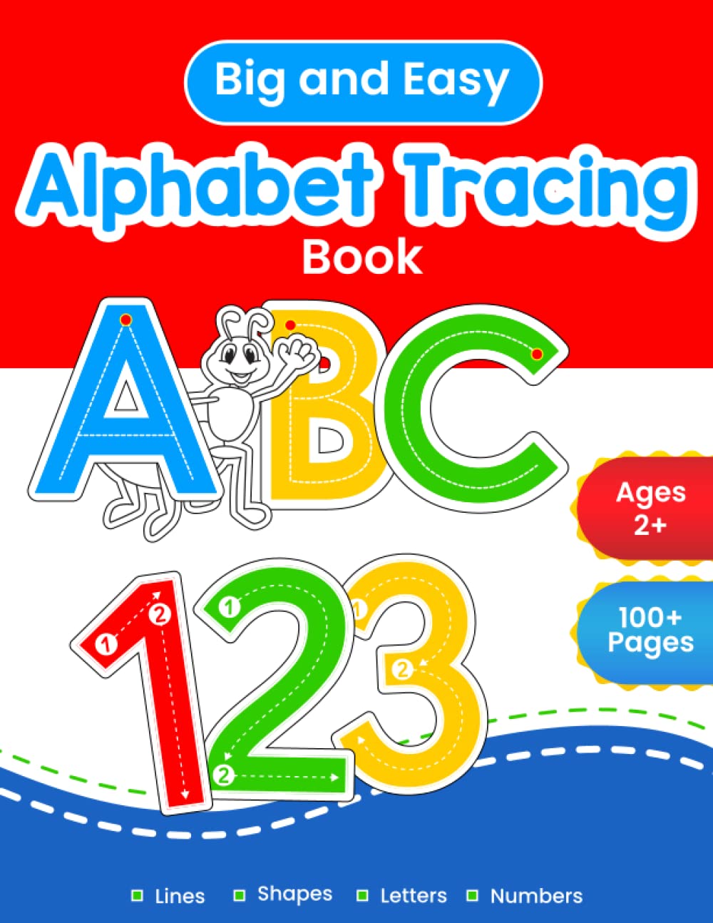 Big and Easy Alphabet Tracing Book: A Perfect Handwriting Activity Book ...
