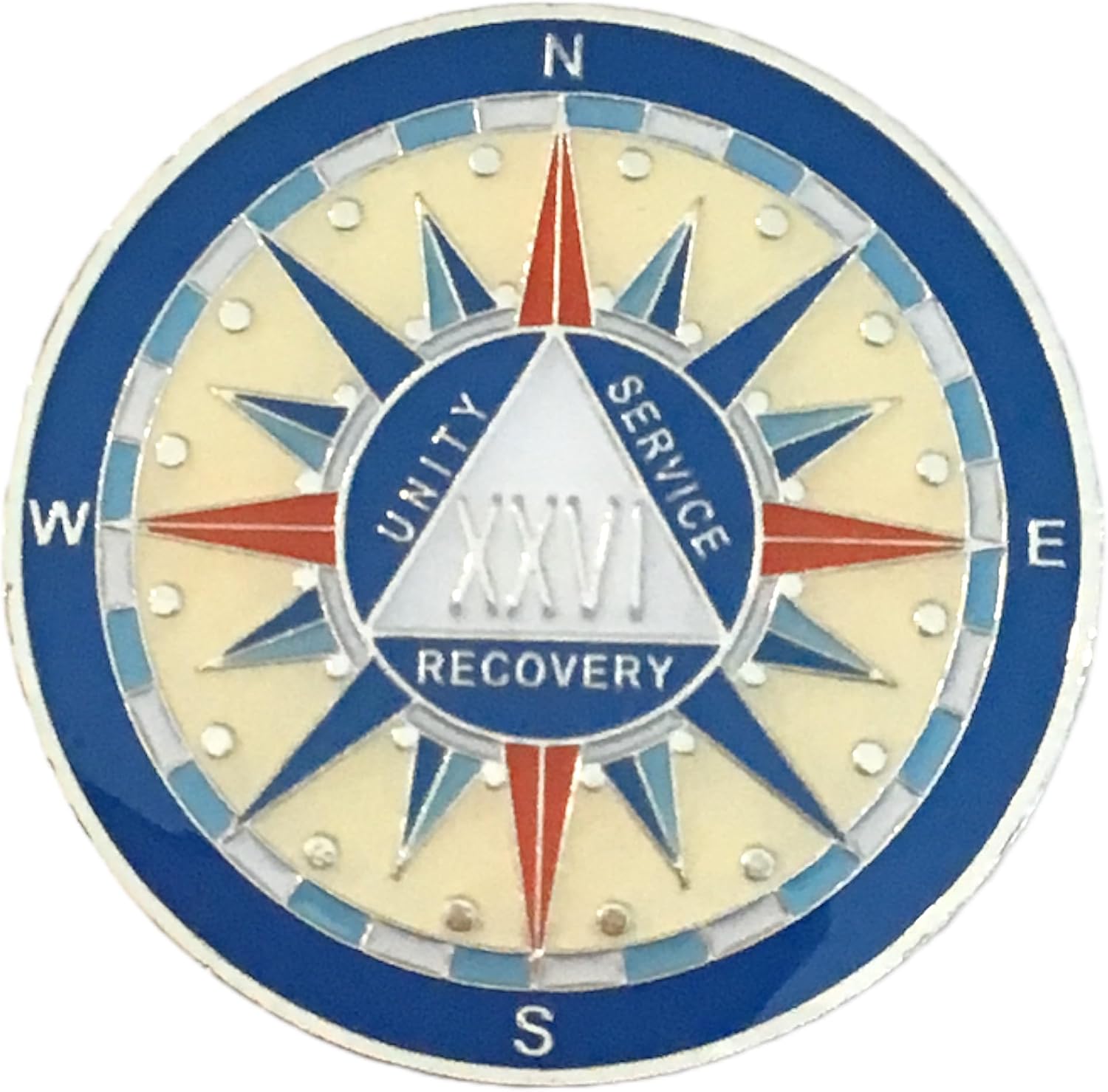 Amazon.com: Miracles gifts 26 Year Compass AA, Alcoholics Anonymous ...