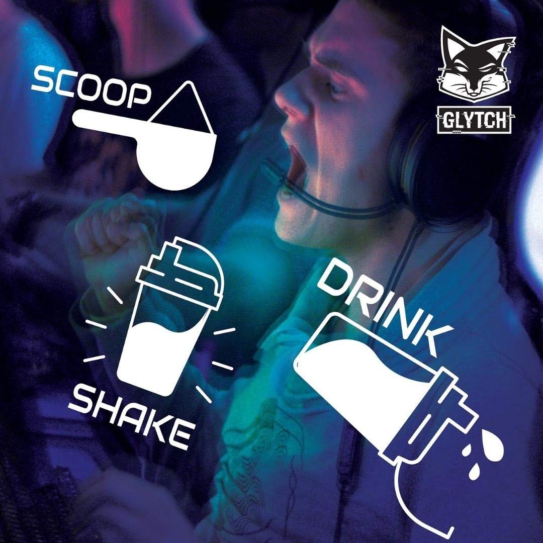 Buy GLYTCH Gaming Energy Supplement Powder | Gamer and Esports Drink ...