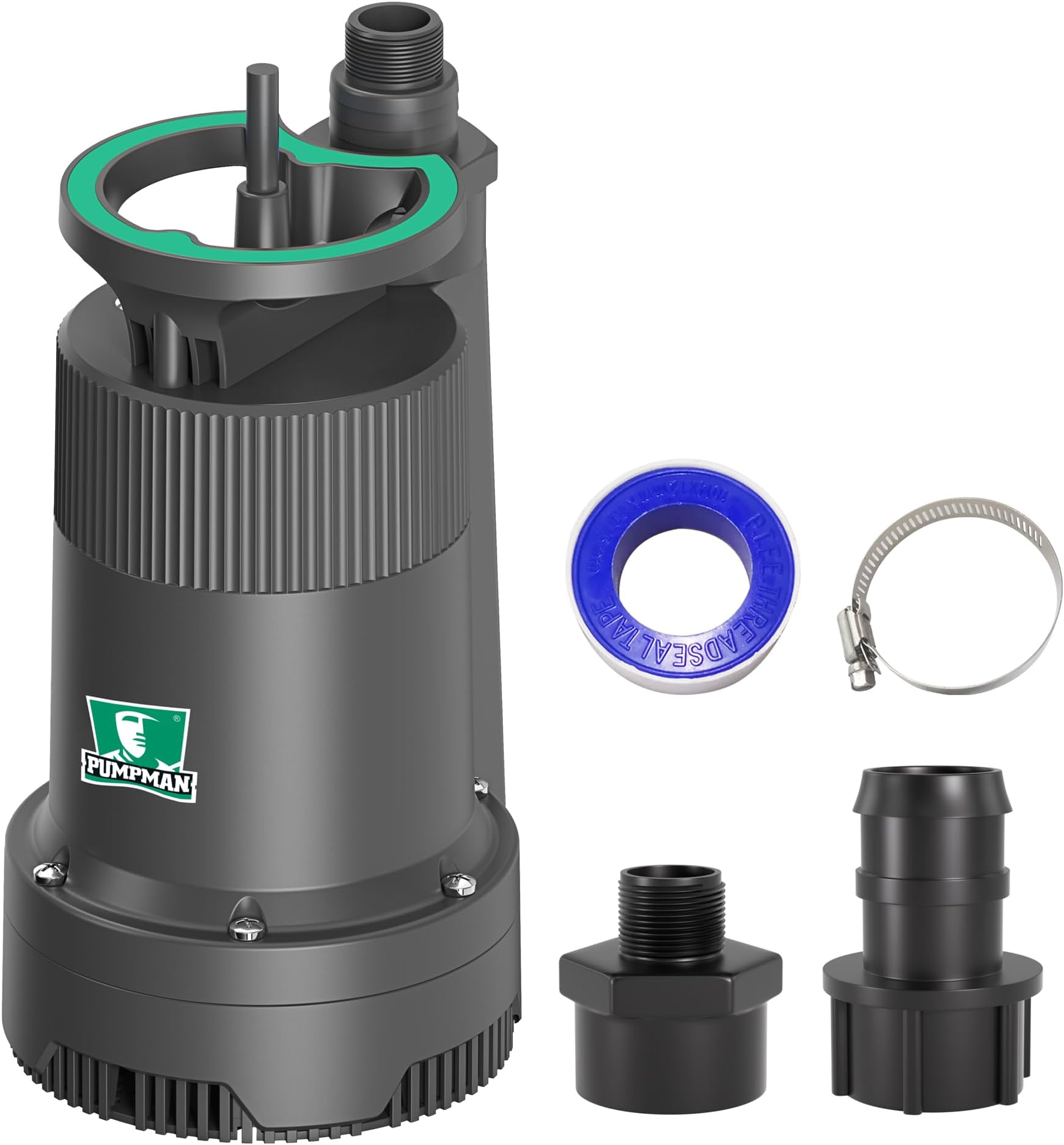 Amazon.com: Water Pump Submersible Utility Pump Thermoplastic 1/4 HP ...